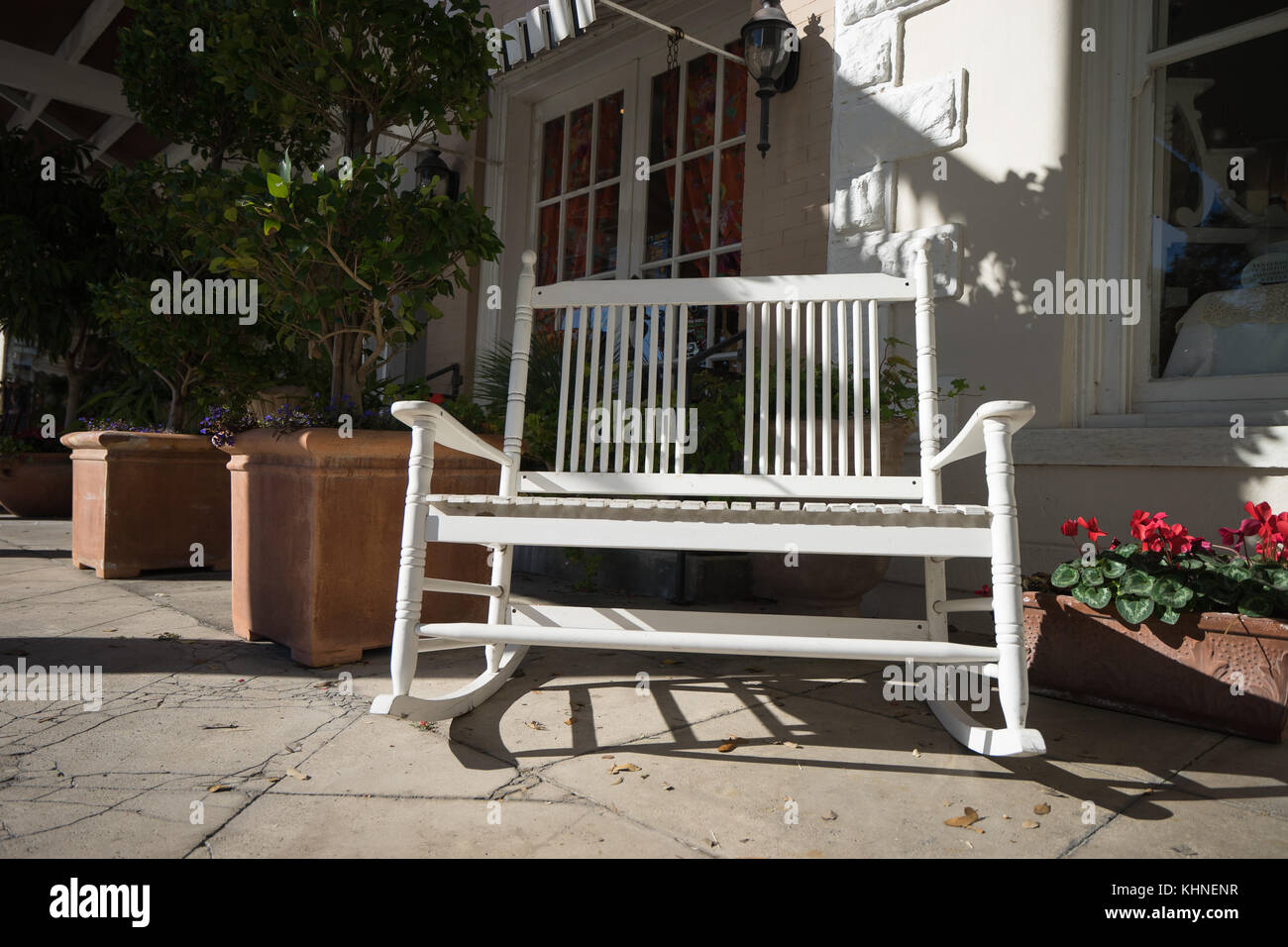 rocking chair in Goliad Texas Stock Photo - Alamy