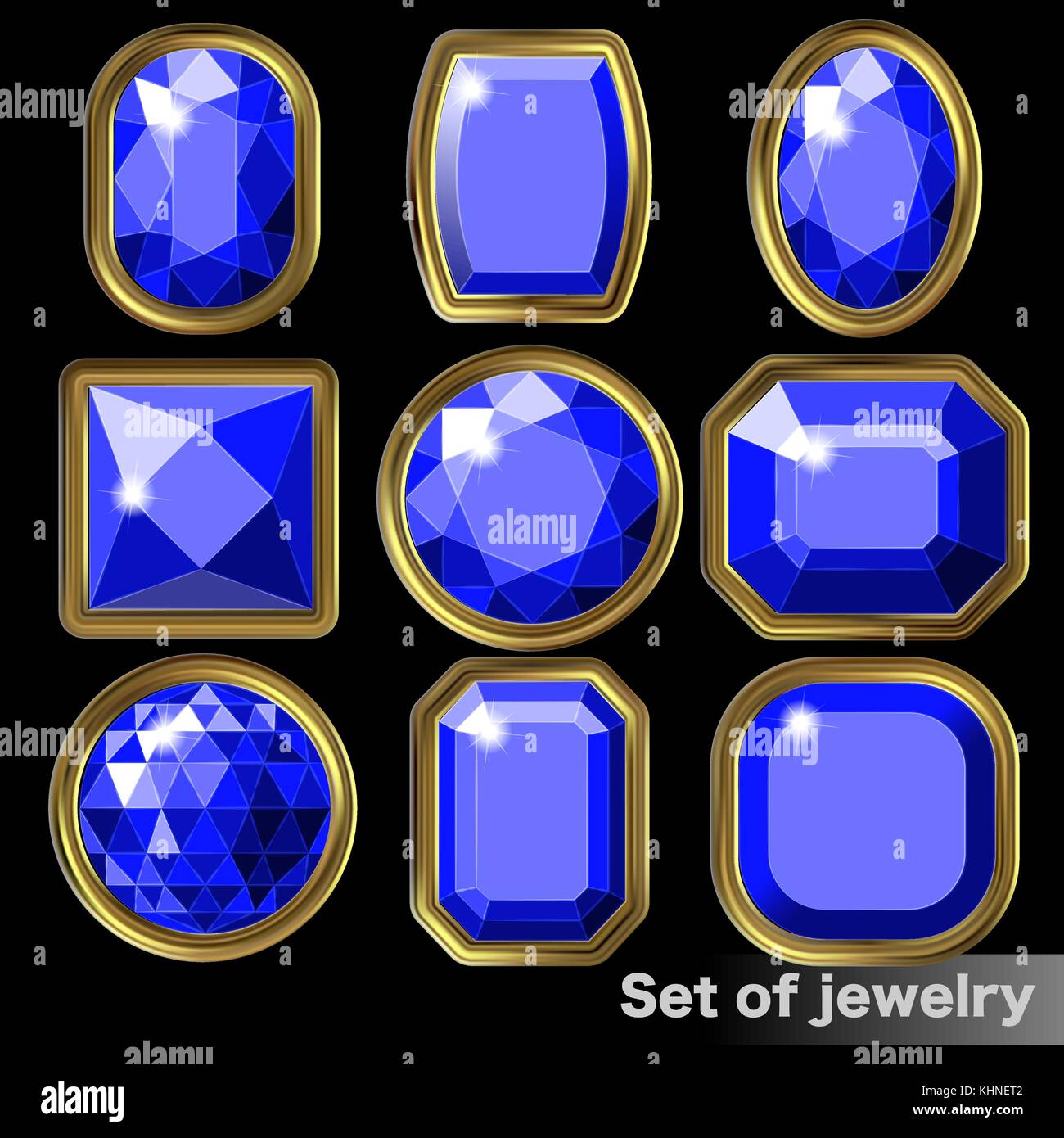 Blue stone Stock Vector Images - Alamy