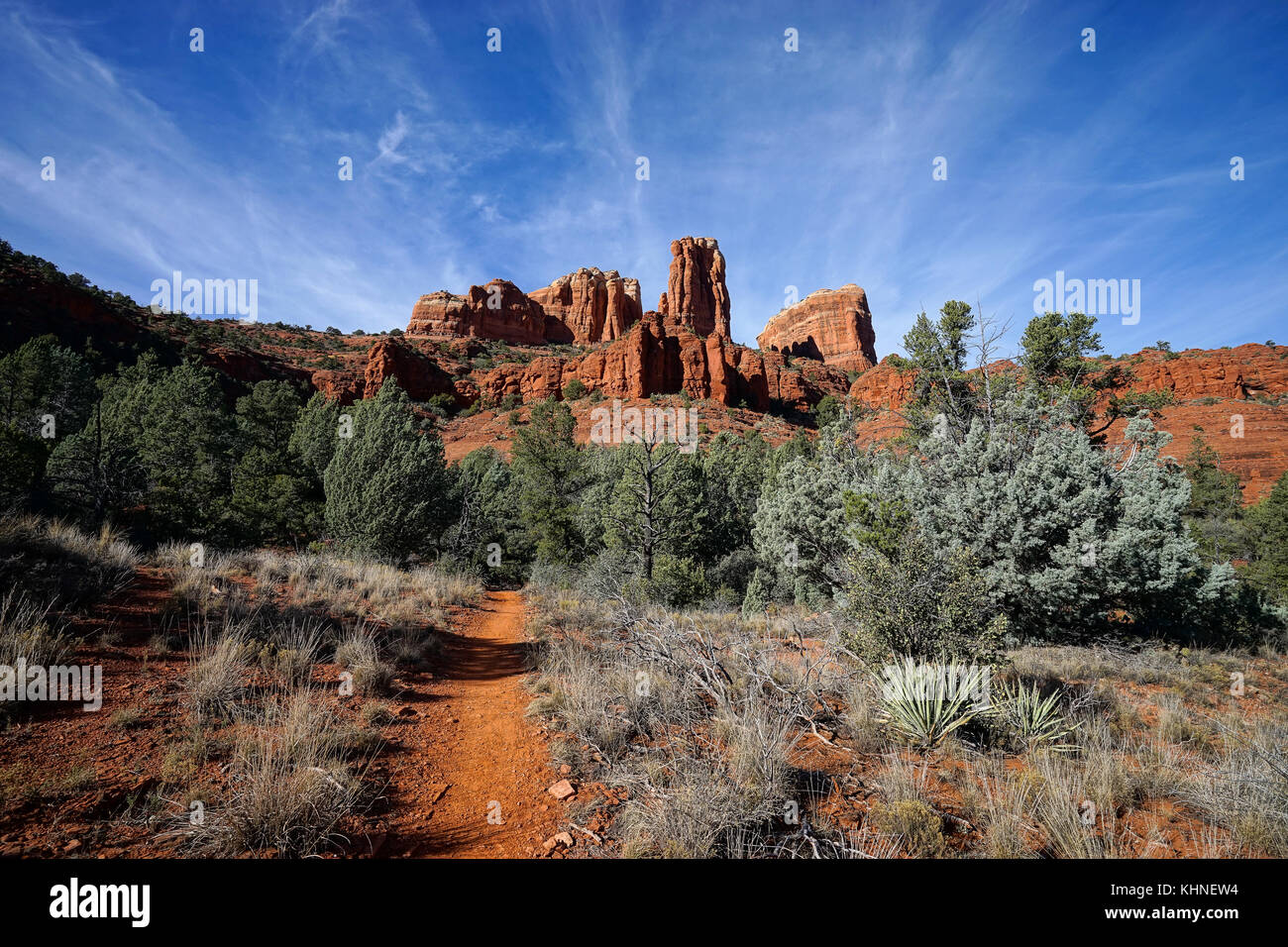 cathedral rock in sedona arizona usa Stock Photo - Alamy