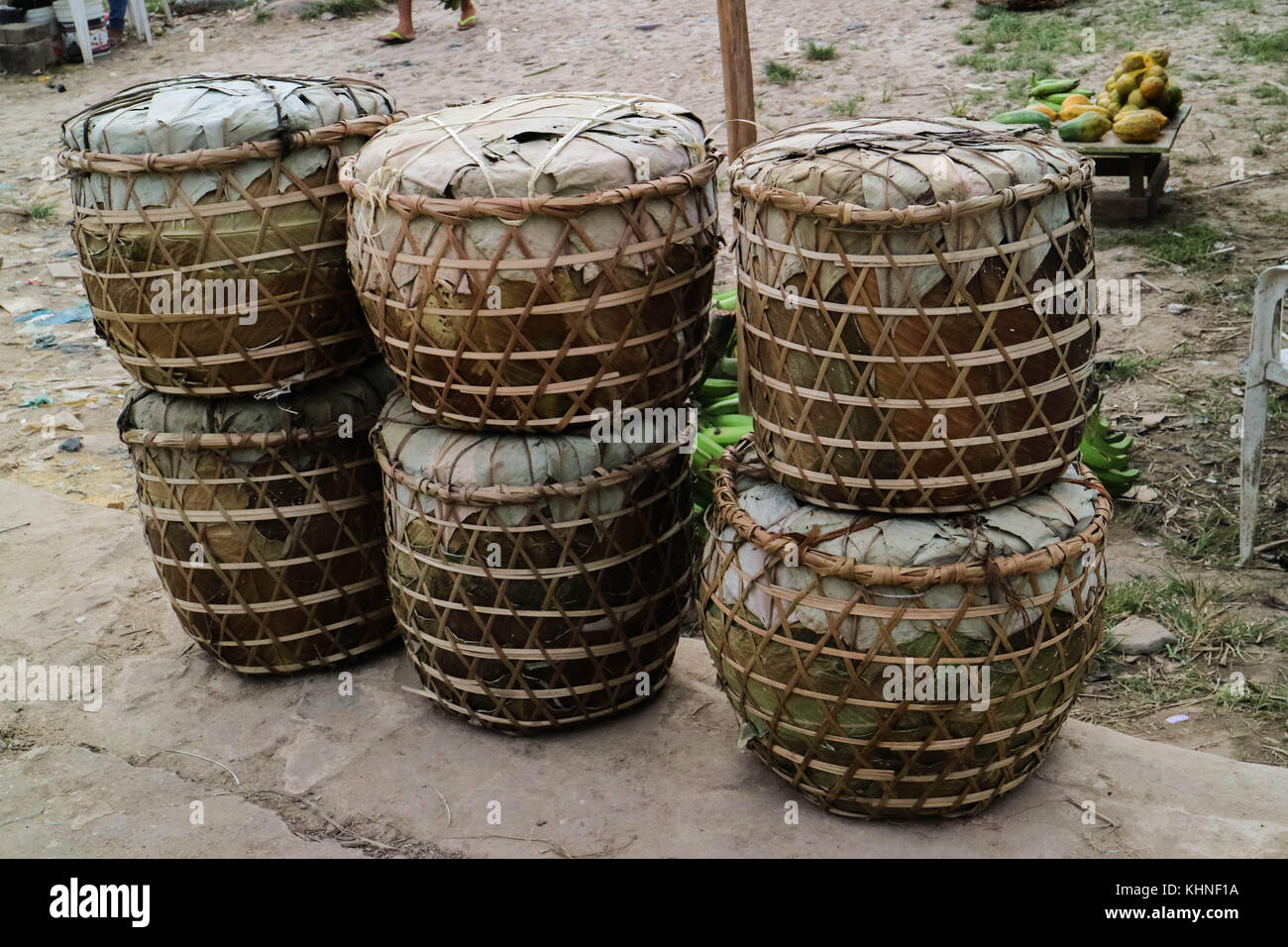 Bucket with fruits hi-res stock photography and images - Alamy