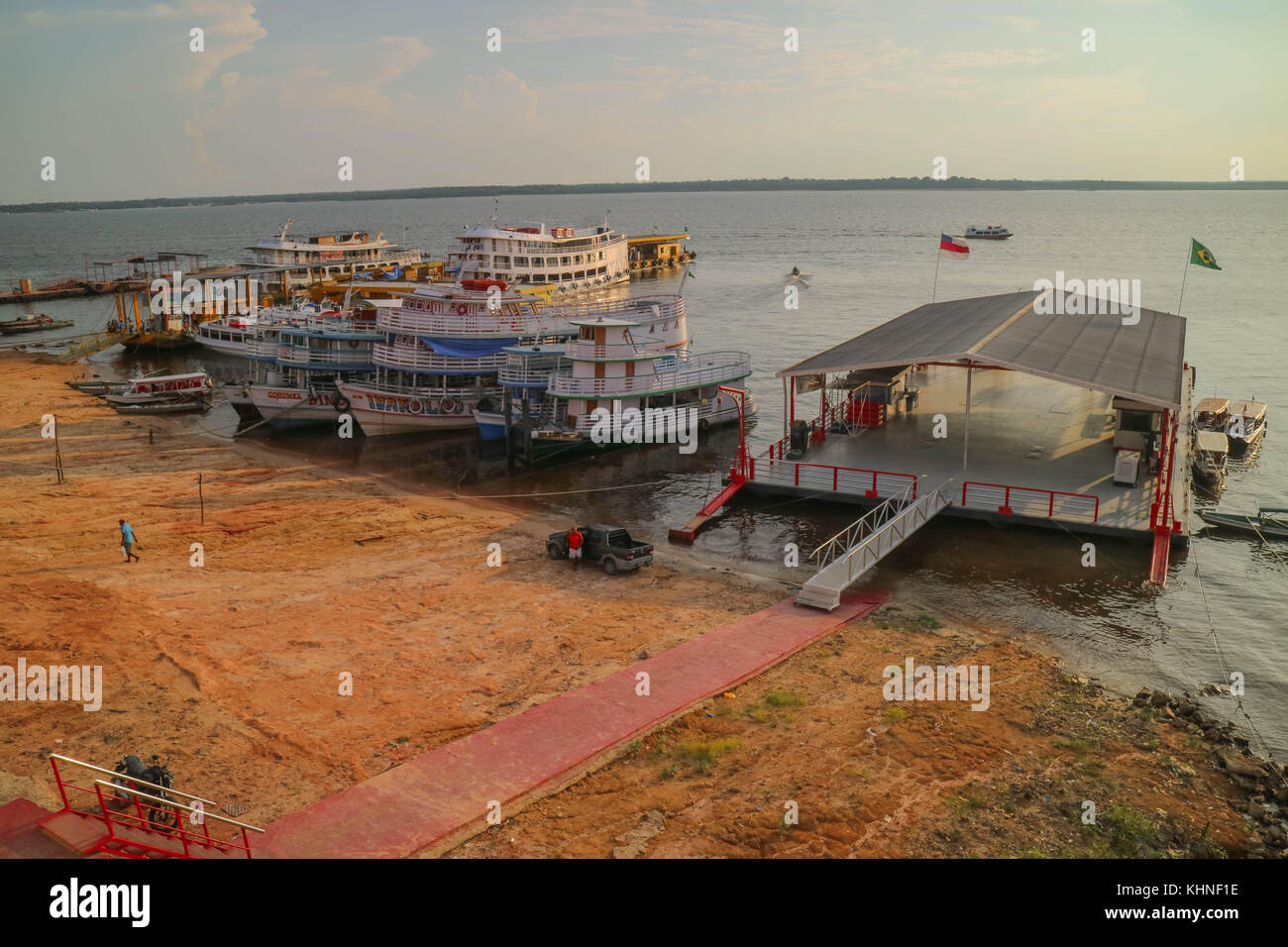 Amazon River Boats In Manaus High Resolution Stock Photography and ...