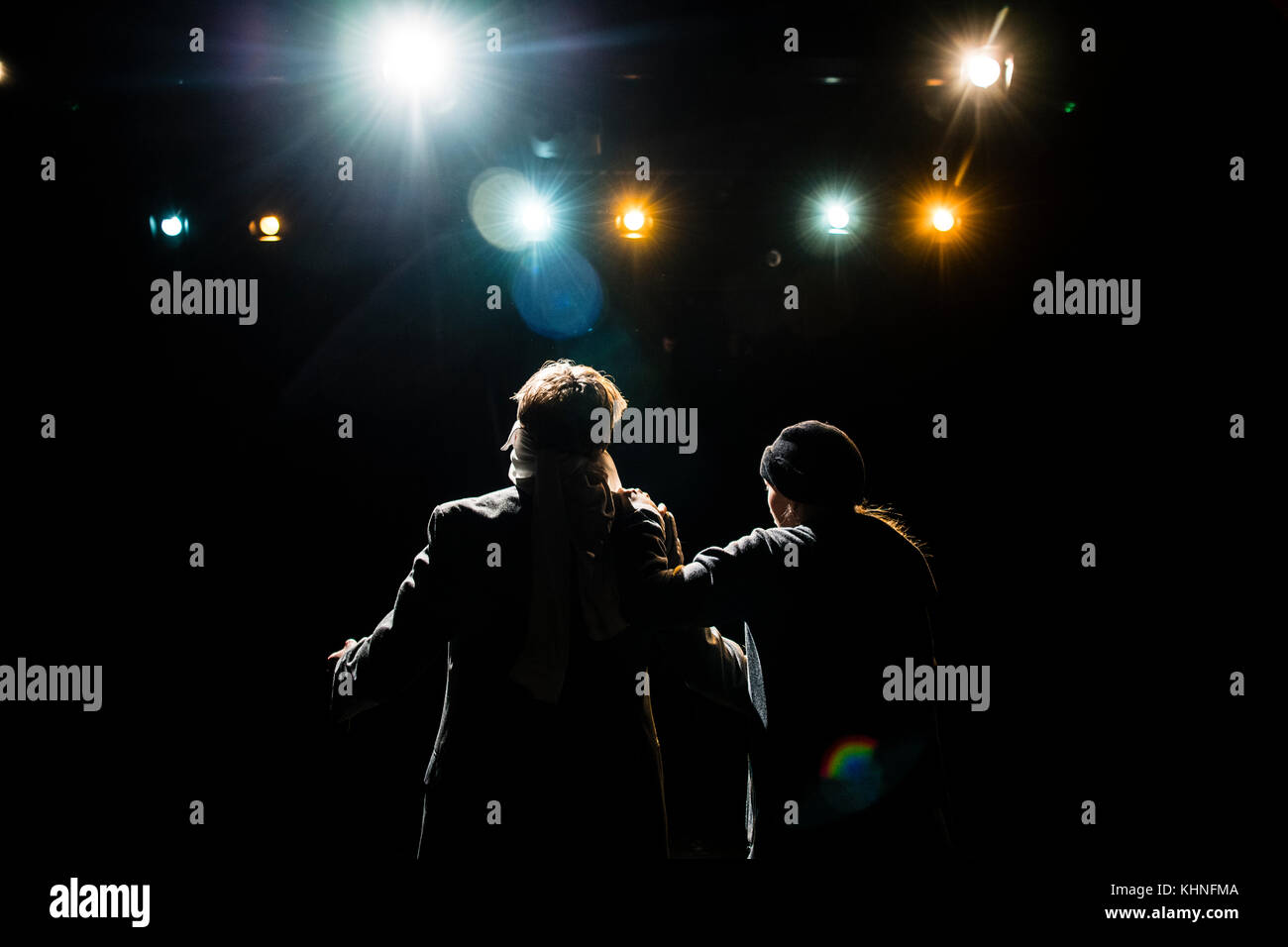 Two Actors On Stage