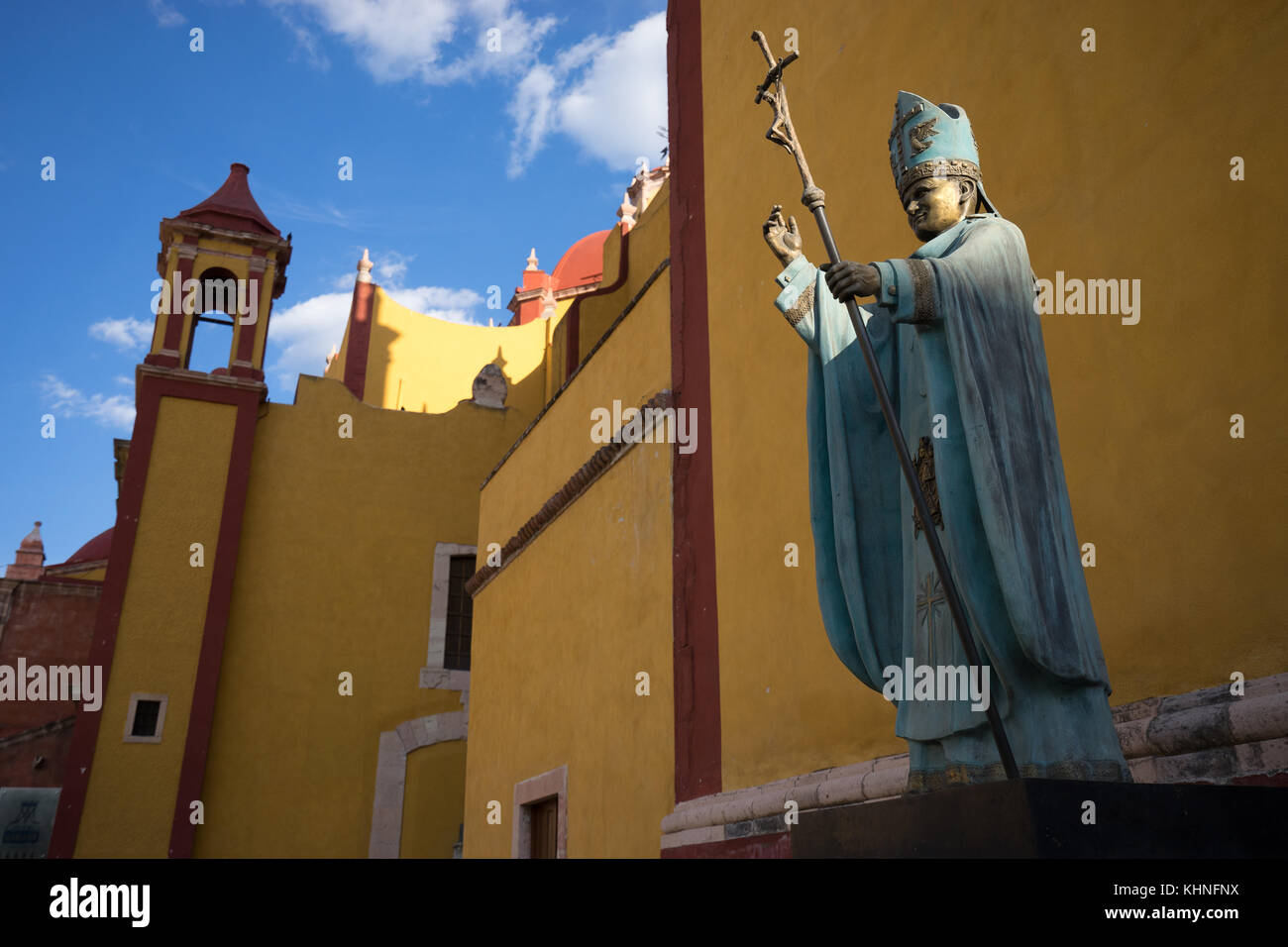 religious statue in guanajuato city mexico Stock Photo - Alamy
