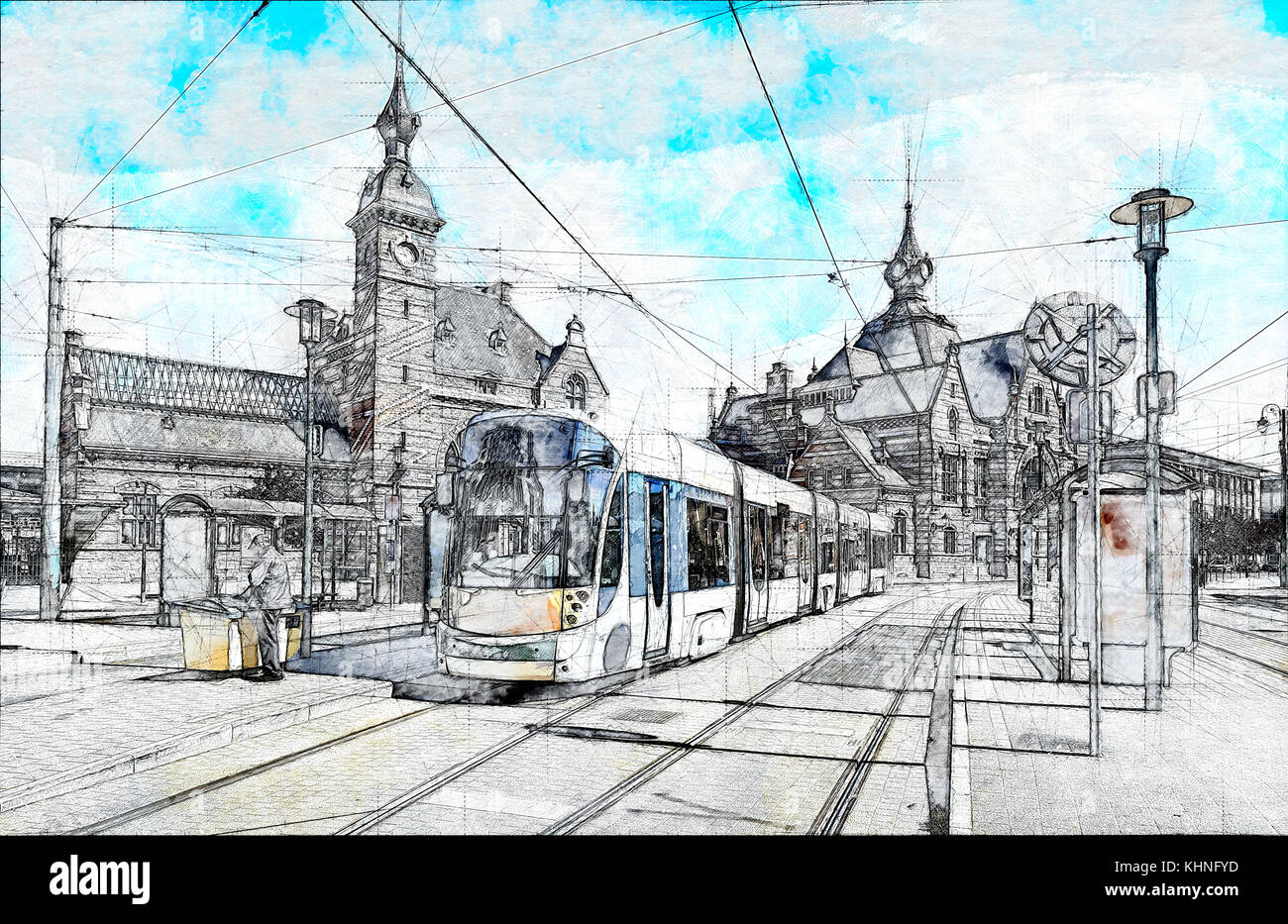 Schaerbeek tram hi-res stock photography and images - Alamy