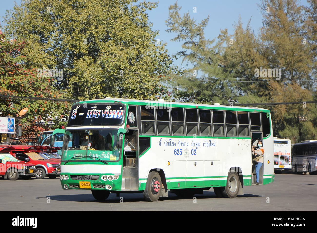 CHIANGMAI, THAILAND -JANUARY 23 2016: Cooperative Limited passenger ...
