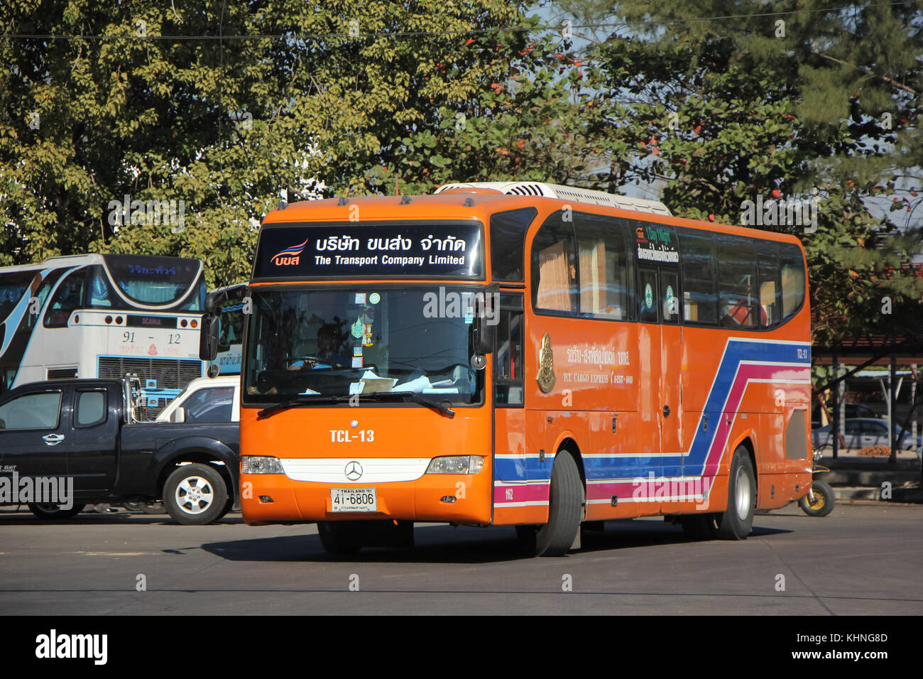CHIANGMAI, THAILAND -JANUARY 23 2016: Cargo Express Bus of The ...
