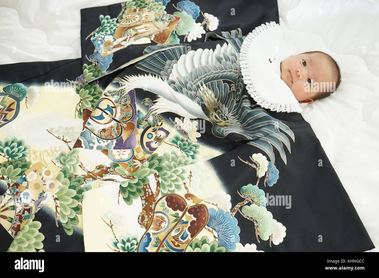 miyamairi is traditional celebration for baby in japan Stock Photo - Alamy