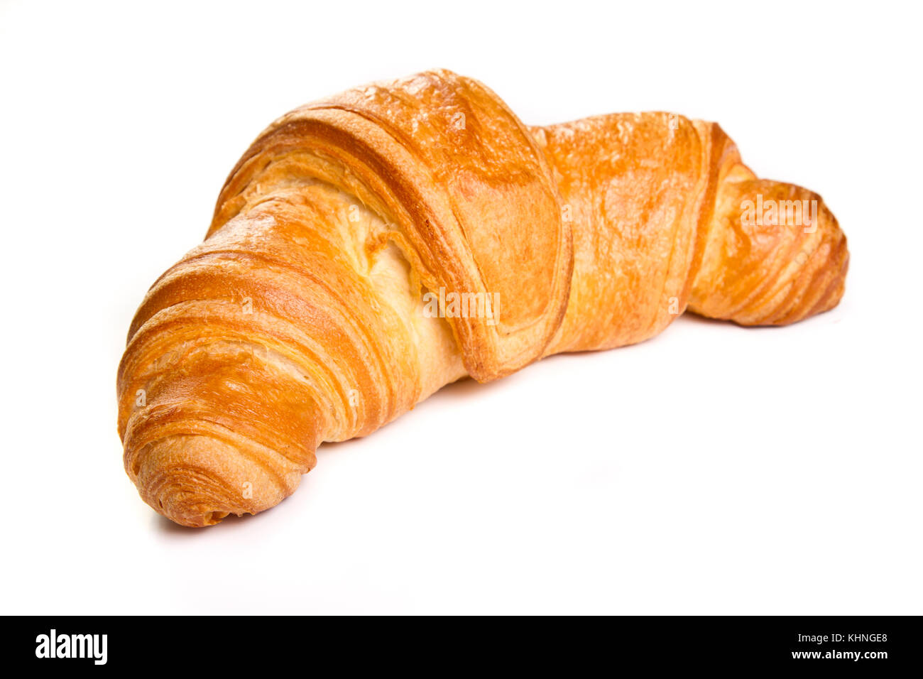 Plain croissant on white hi-res stock photography and images - Alamy