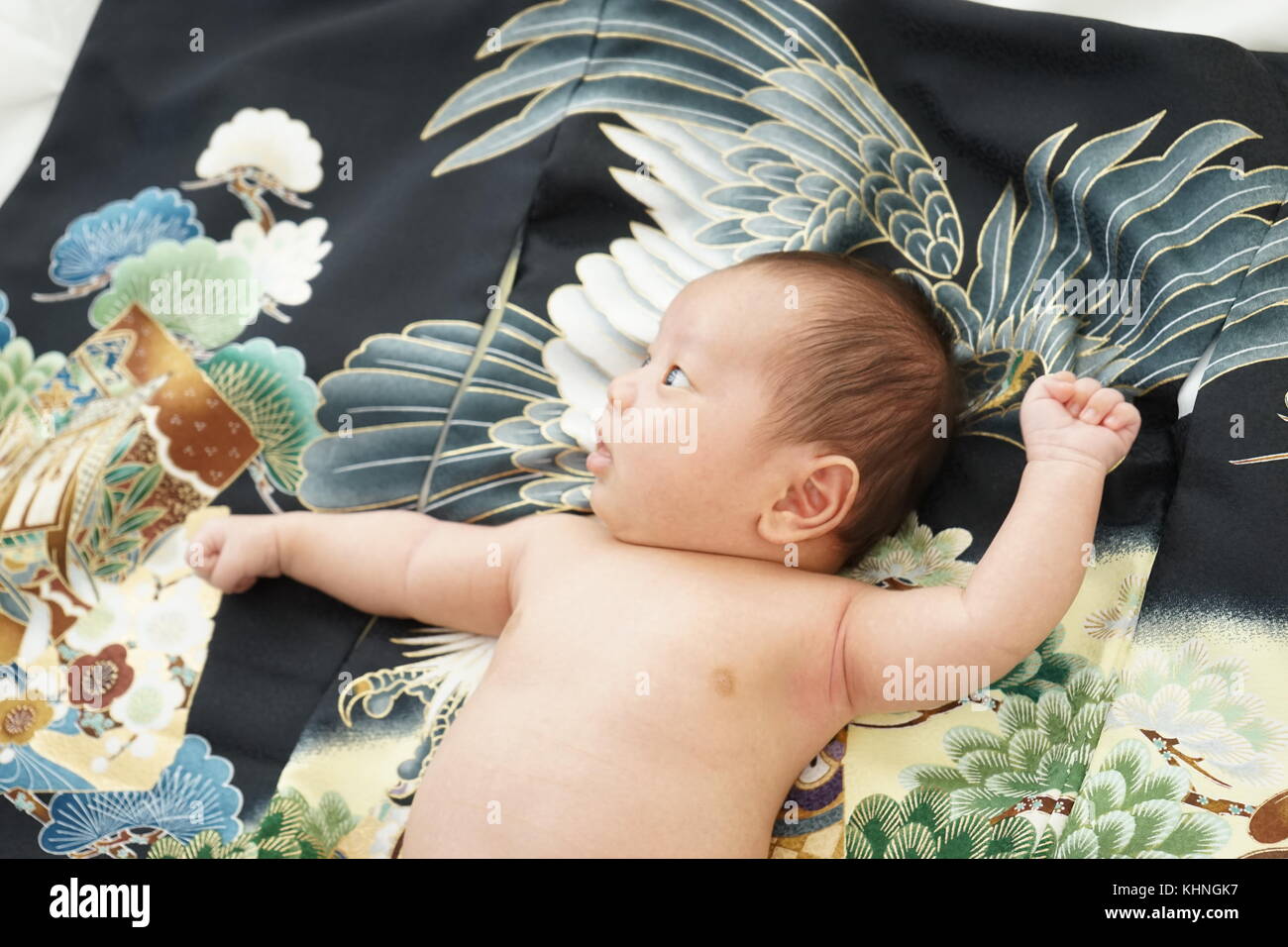 miyamairi is traditional celebration for baby in japan Stock Photo - Alamy