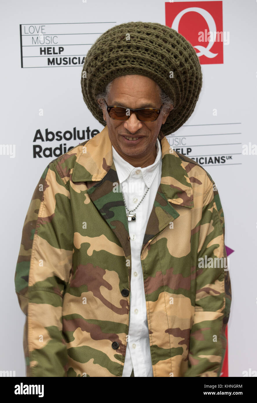 Celebs attend the Red Carpet for the Q Awards 2017 Featuring: Don Letts ...