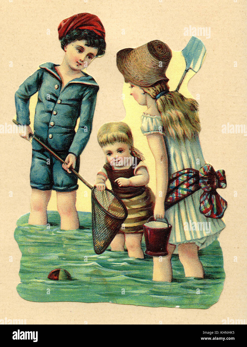 Children 1900 playing hi-res stock photography and images - Alamy