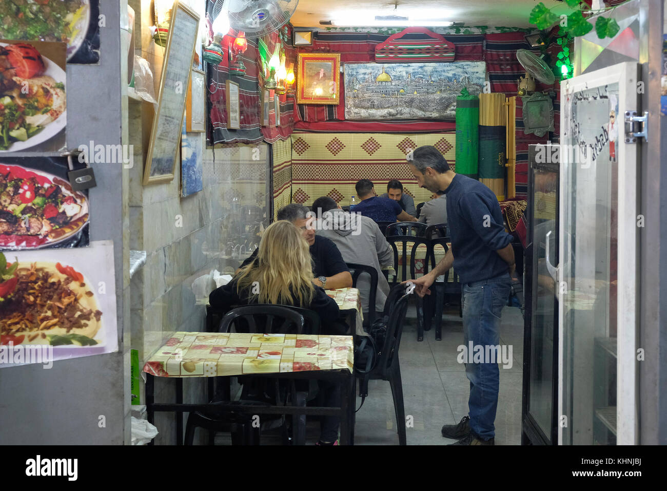 People eating in Shaheen Kebab eatery in Souk Al Lakhamin The Butchers ...