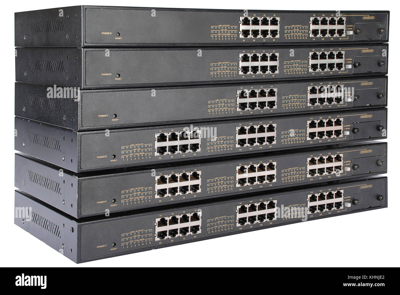 Six ethernet switch hi-res stock photography and images - Alamy