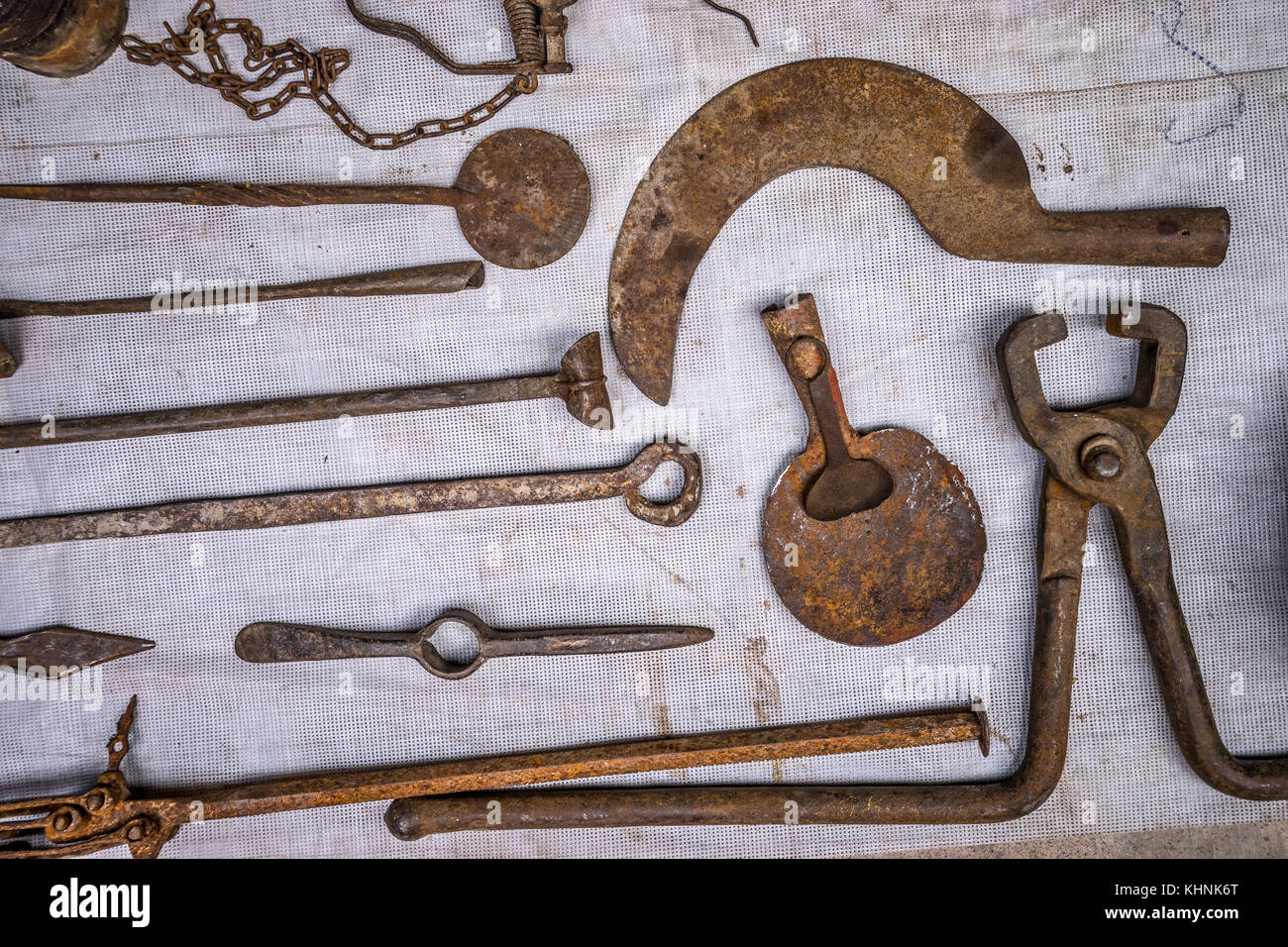 Rusty tools hi-res stock photography and images - Alamy