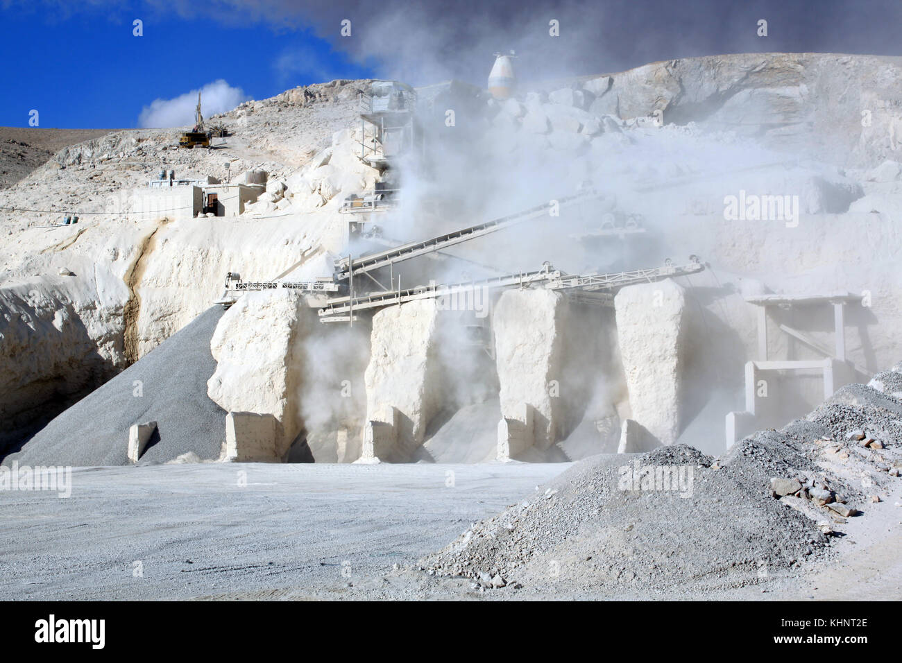 Dusty cement factory in hi-res stock photography and images - Alamy