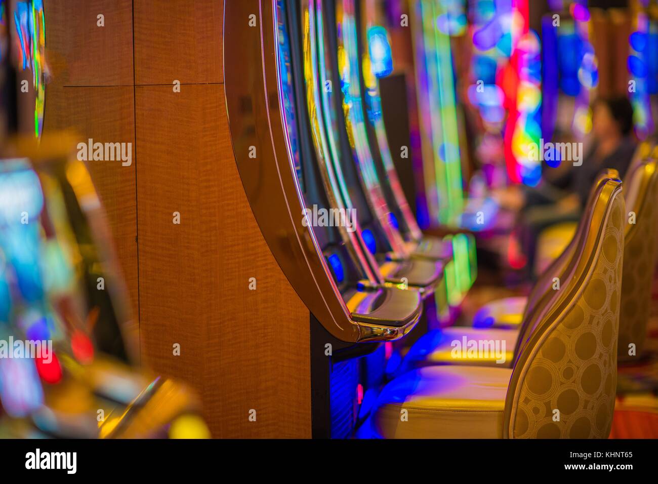Row of slot machines hi-res stock photography and images - Alamy