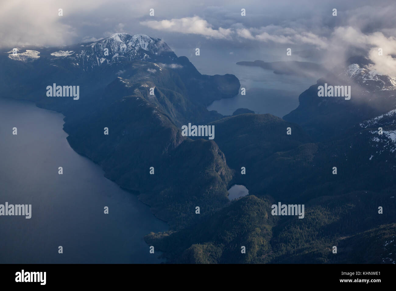 Jervis Inlet, North of Sunshine Coast, British Columbia, Canada. Taken ...