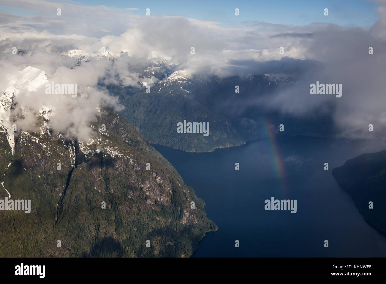 Jervis Inlet, North of Sunshine Coast, British Columbia, Canada. Taken ...