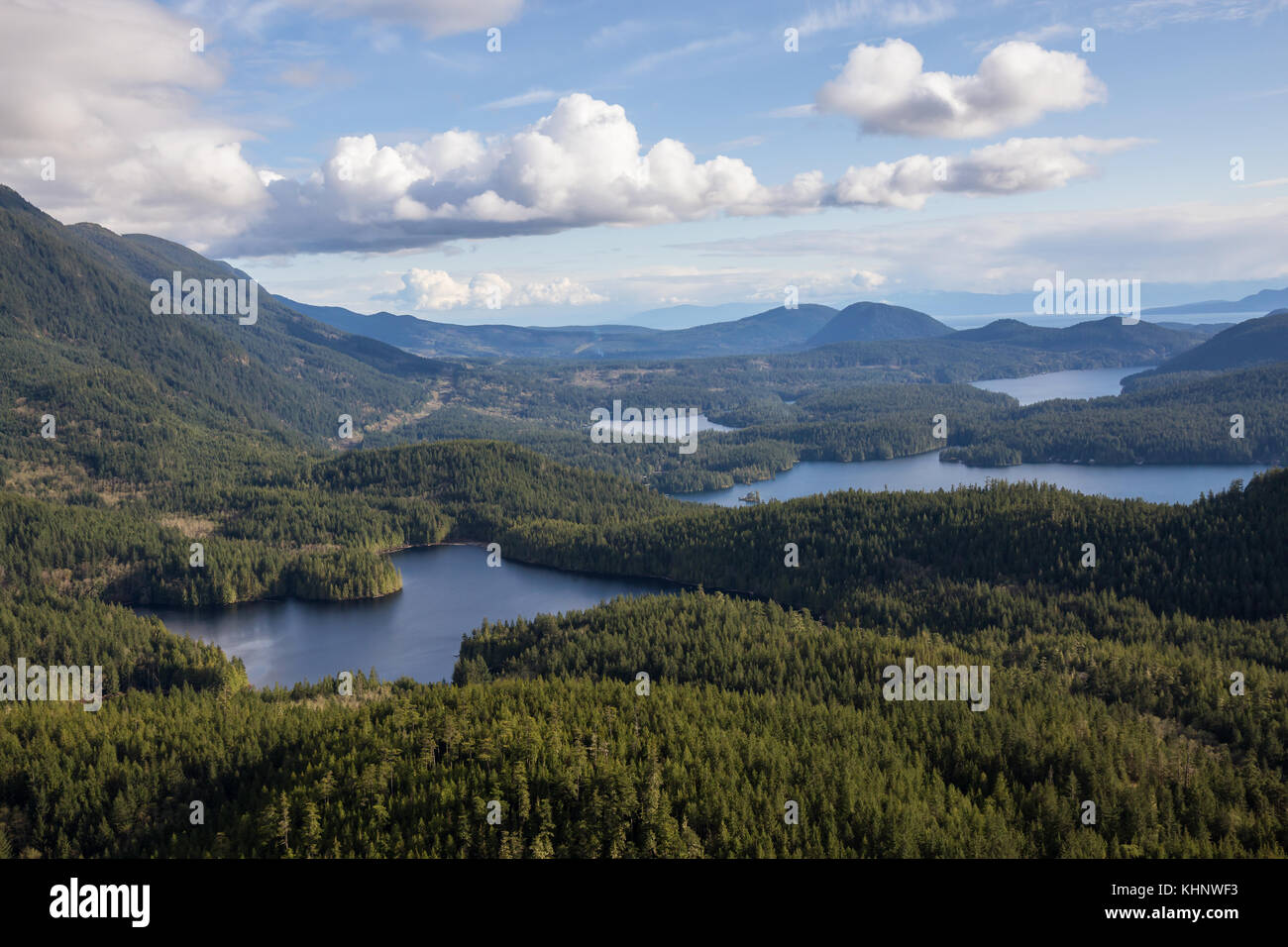 Klein Lake and Ruby Lake in Sunshine Coast, British Columbia, Canada ...