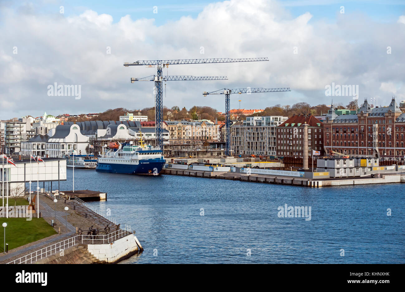 Helsingborg harbour Helsingborg Sweden Europe Stock Photo - Alamy