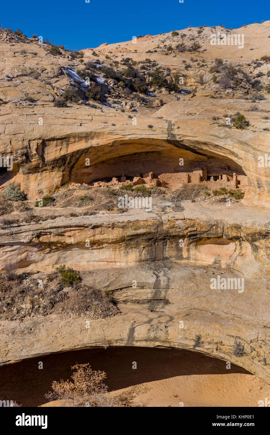 Butler Wash Ruins, which were occupied about 700 years ago, Bears Ears ...