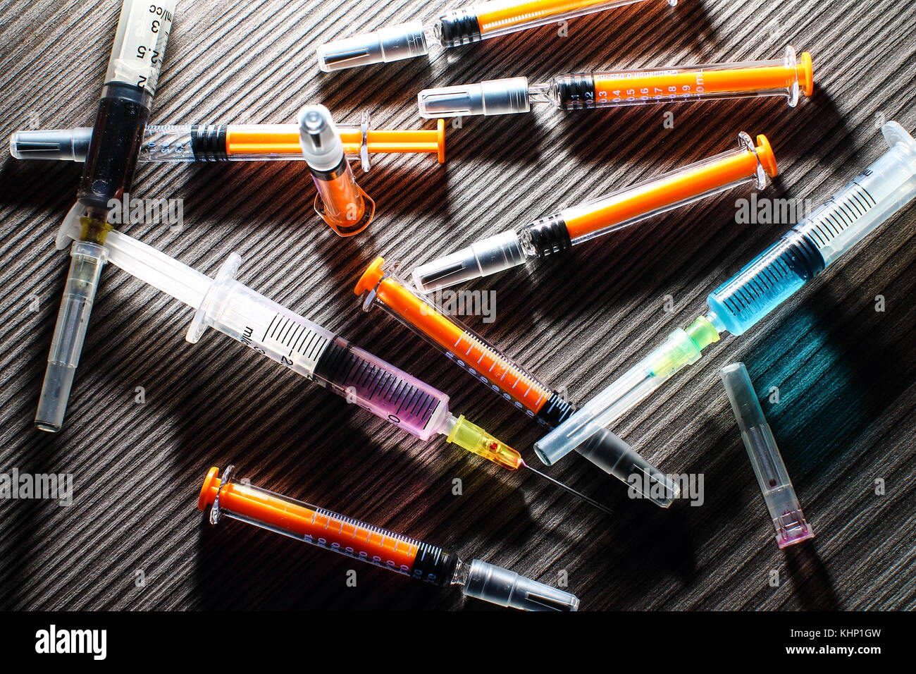 Addiction - Injection - Syringe Stock Photo - Alamy