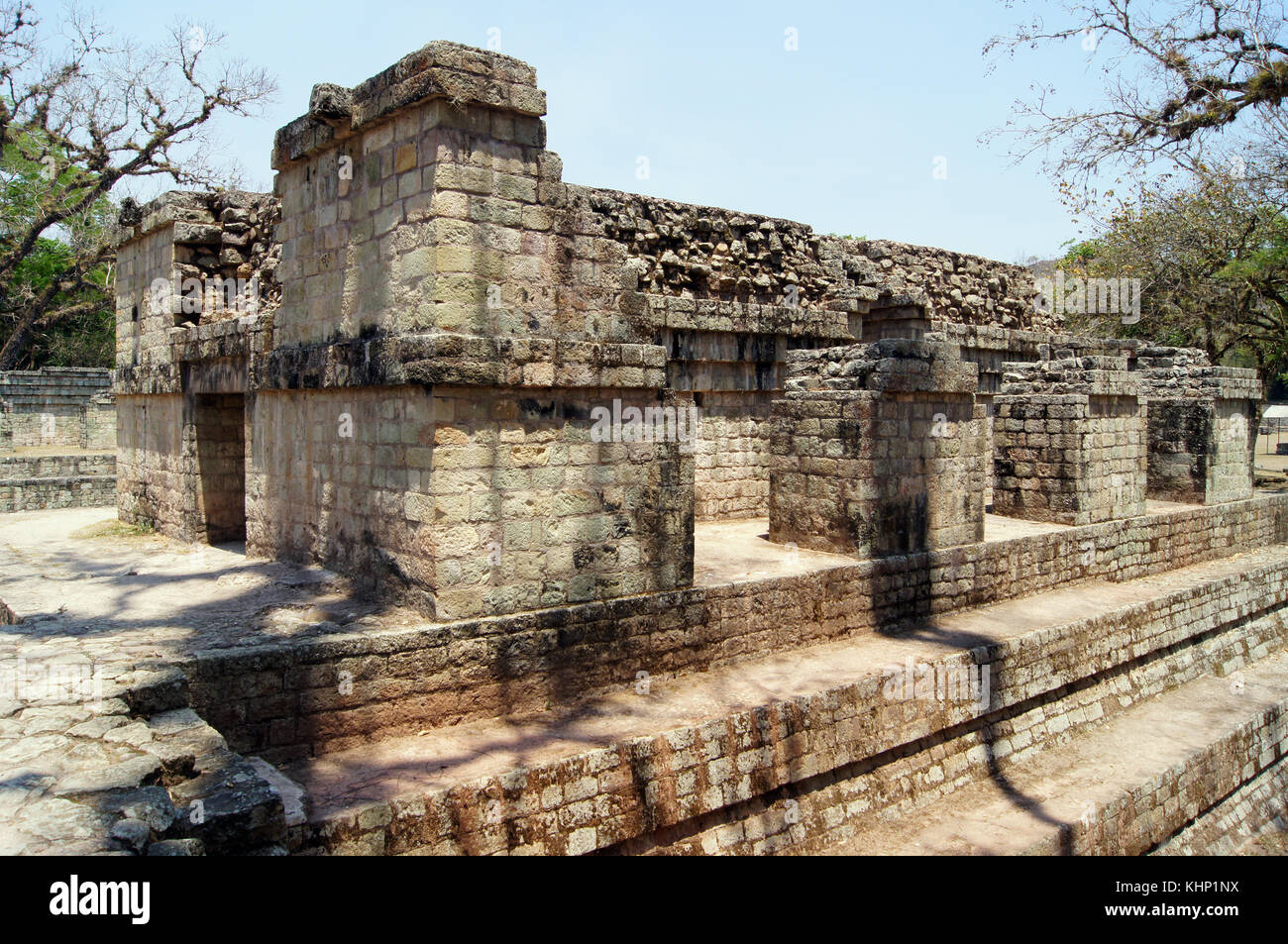 Ruins of old stone temple in Copan, Honduras Stock Photo: 165826806 - Alamy