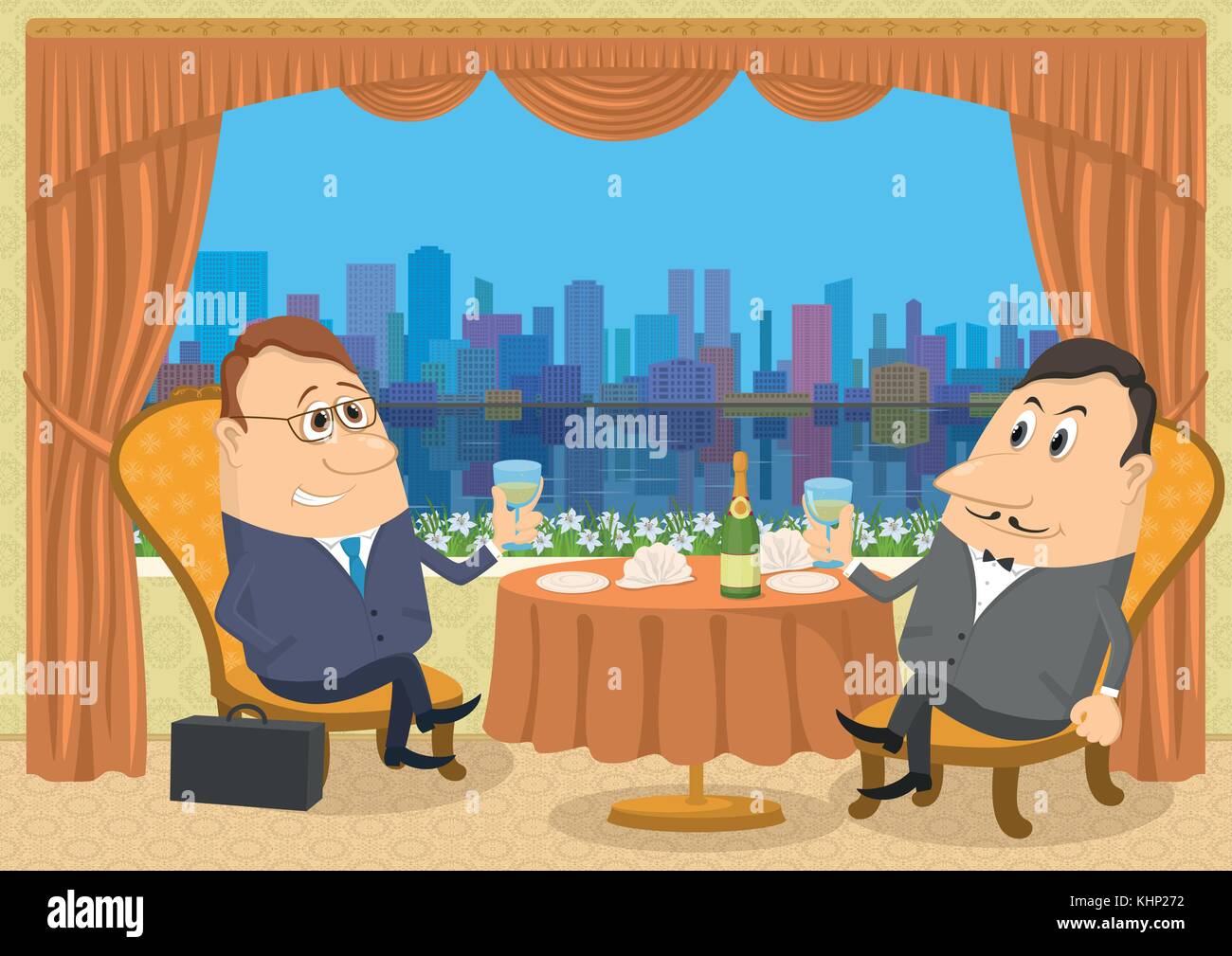 Person eating food in restaurant Stock Vector Images - Alamy