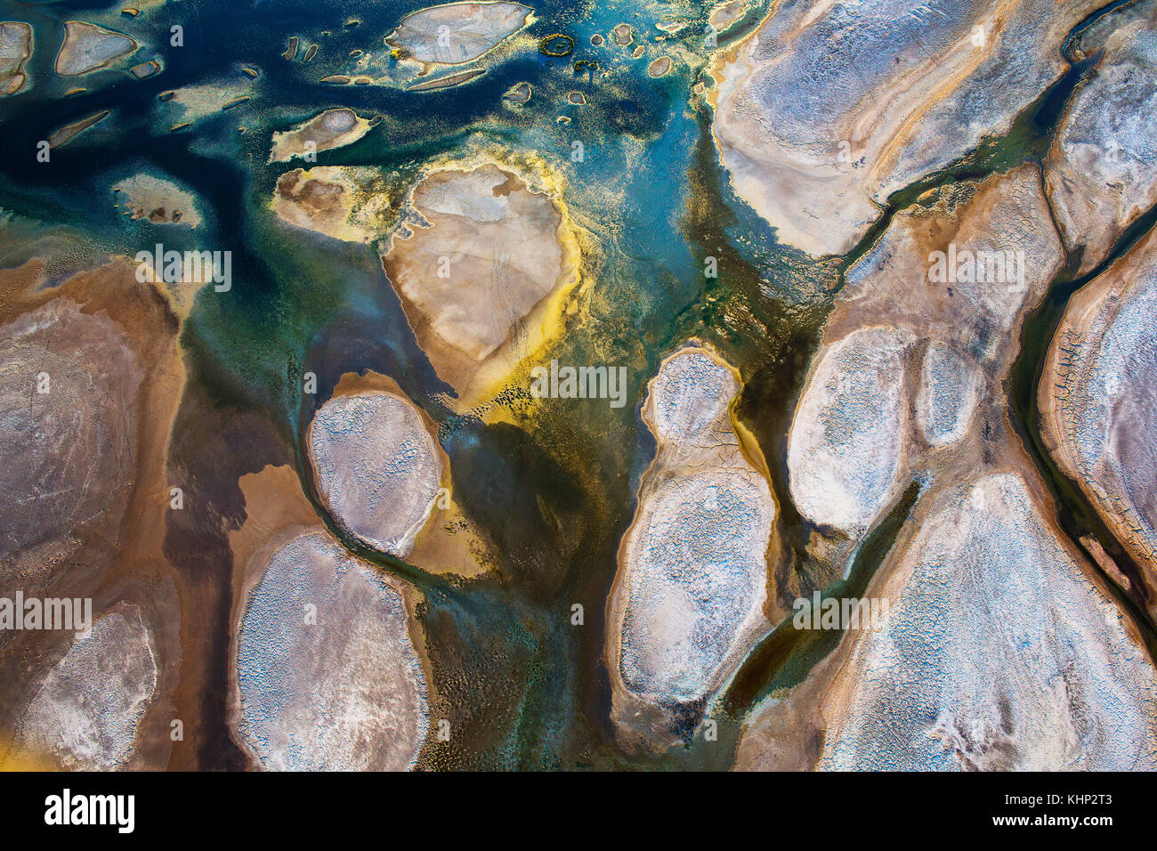 Water oasis in desert, Chalbi Desert, Kenya Stock Photo - Alamy