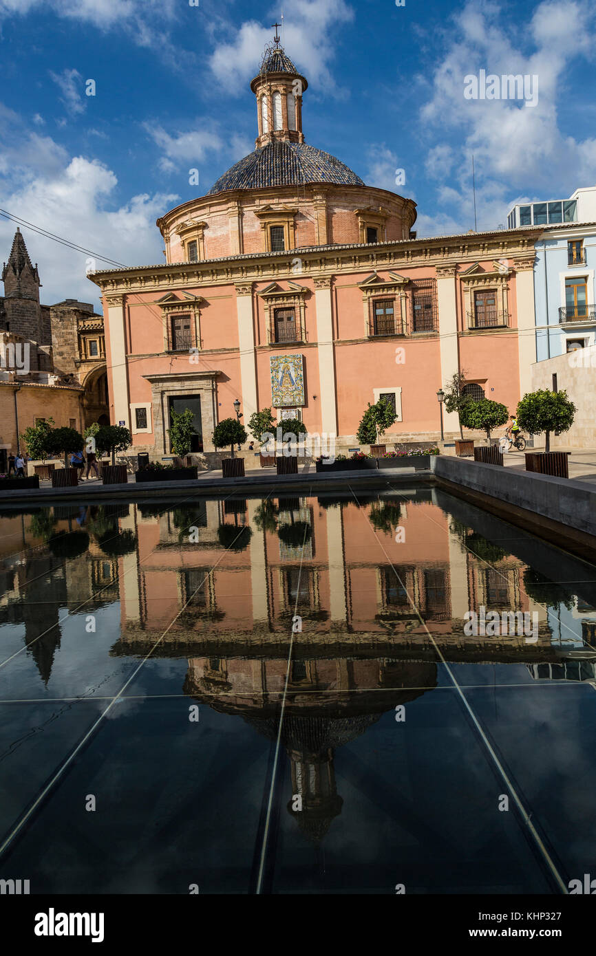 Reflection of church Stock Photo - Alamy
