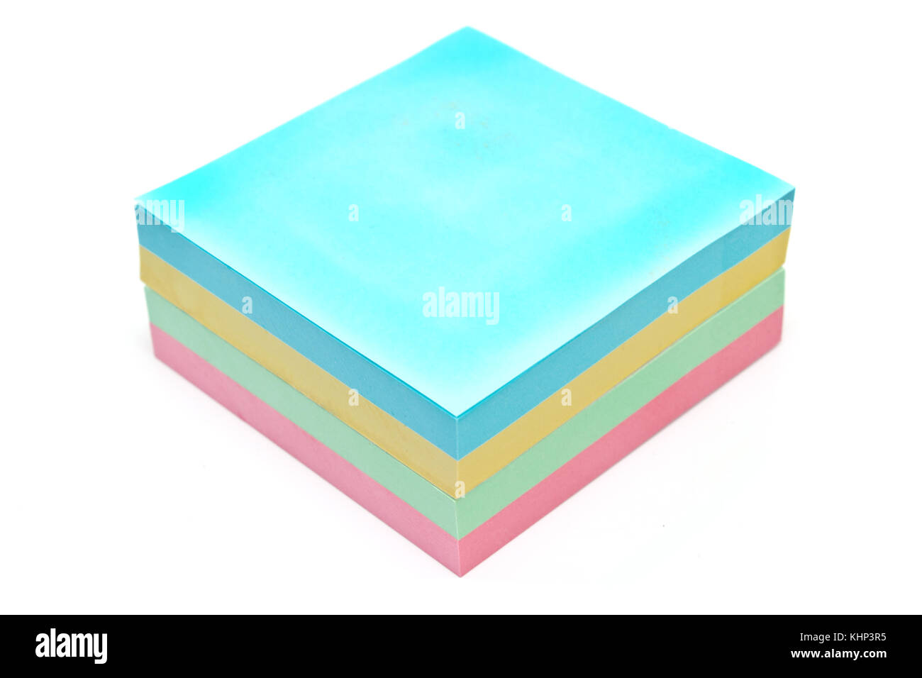 Green post notes isolated Cut Out Stock Images & Pictures - Alamy