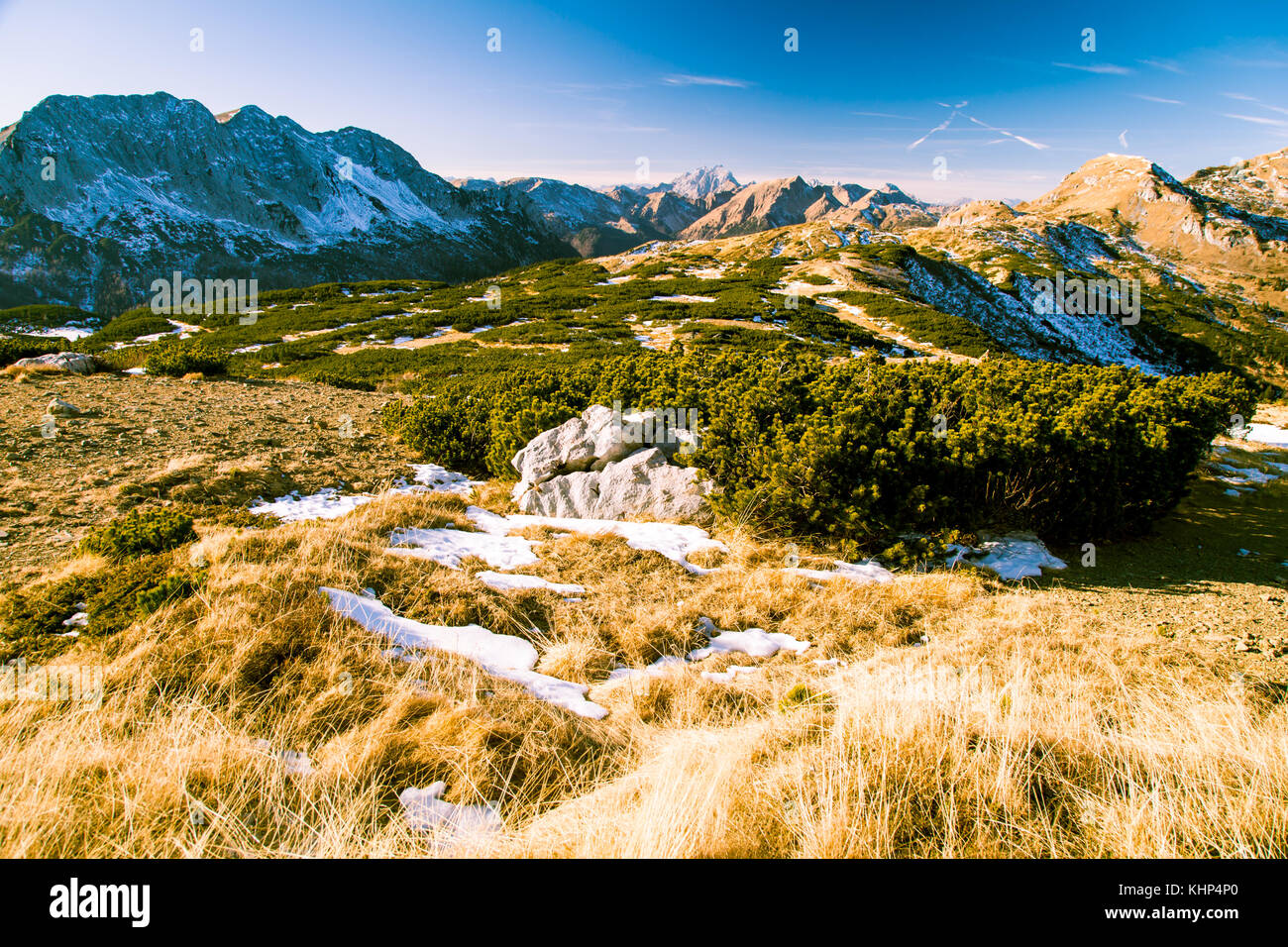 dry winter in the italian alps Stock Photo - Alamy