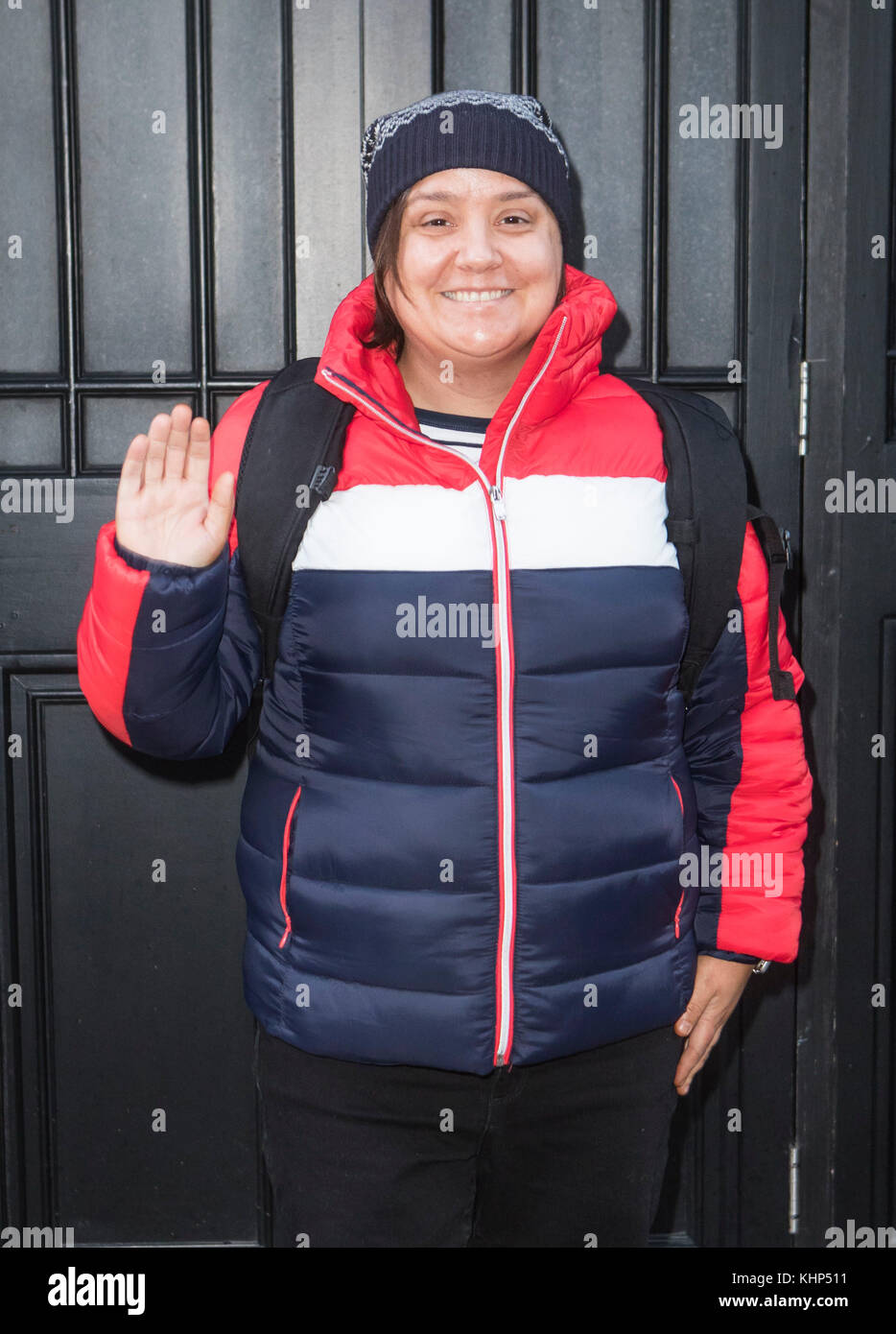Strictly Come Dancing's Susan Calman arriving at the Tower Ballroom ...