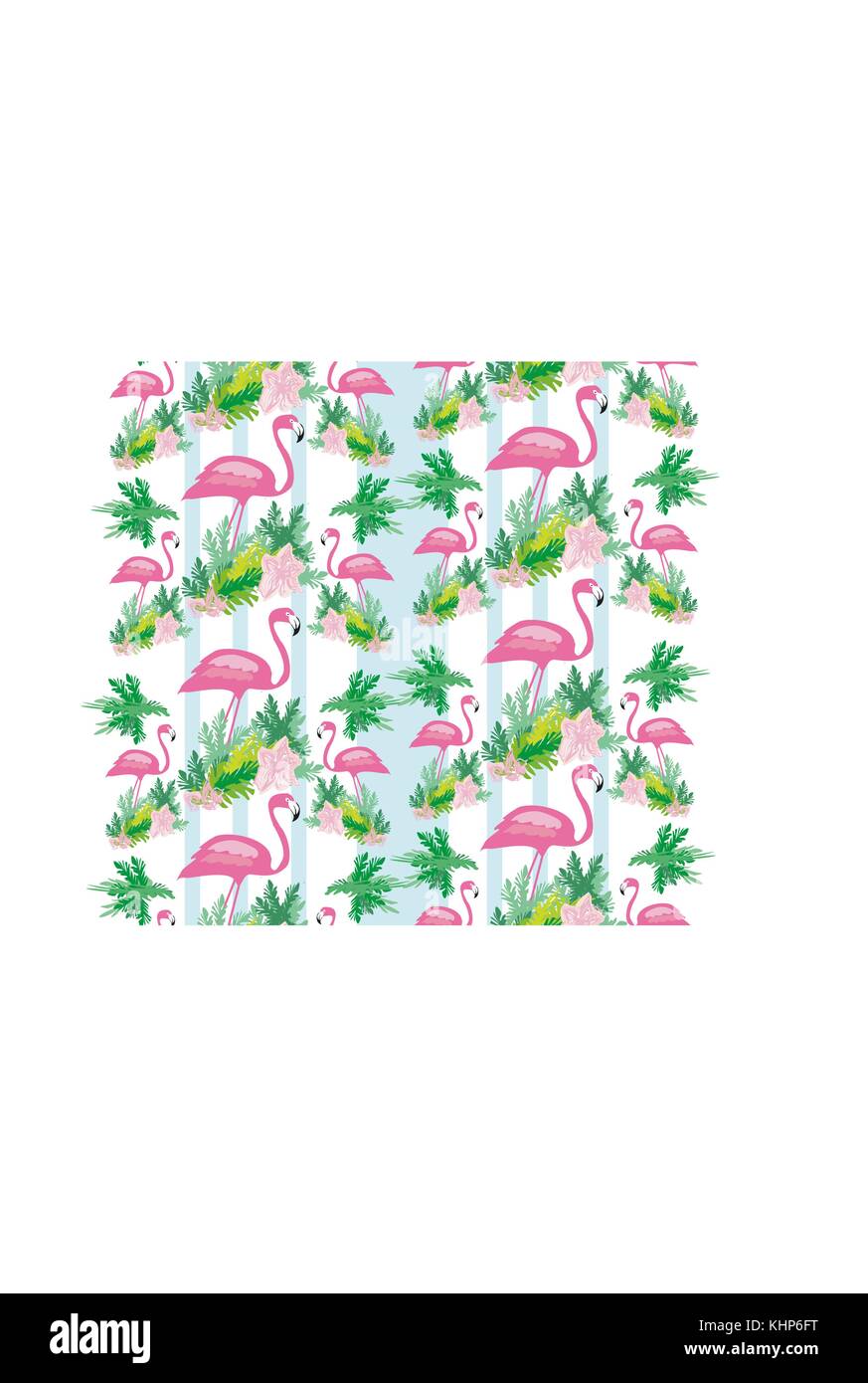 Seamless flamingo bird pattern Stock Vector Image & Art - Alamy