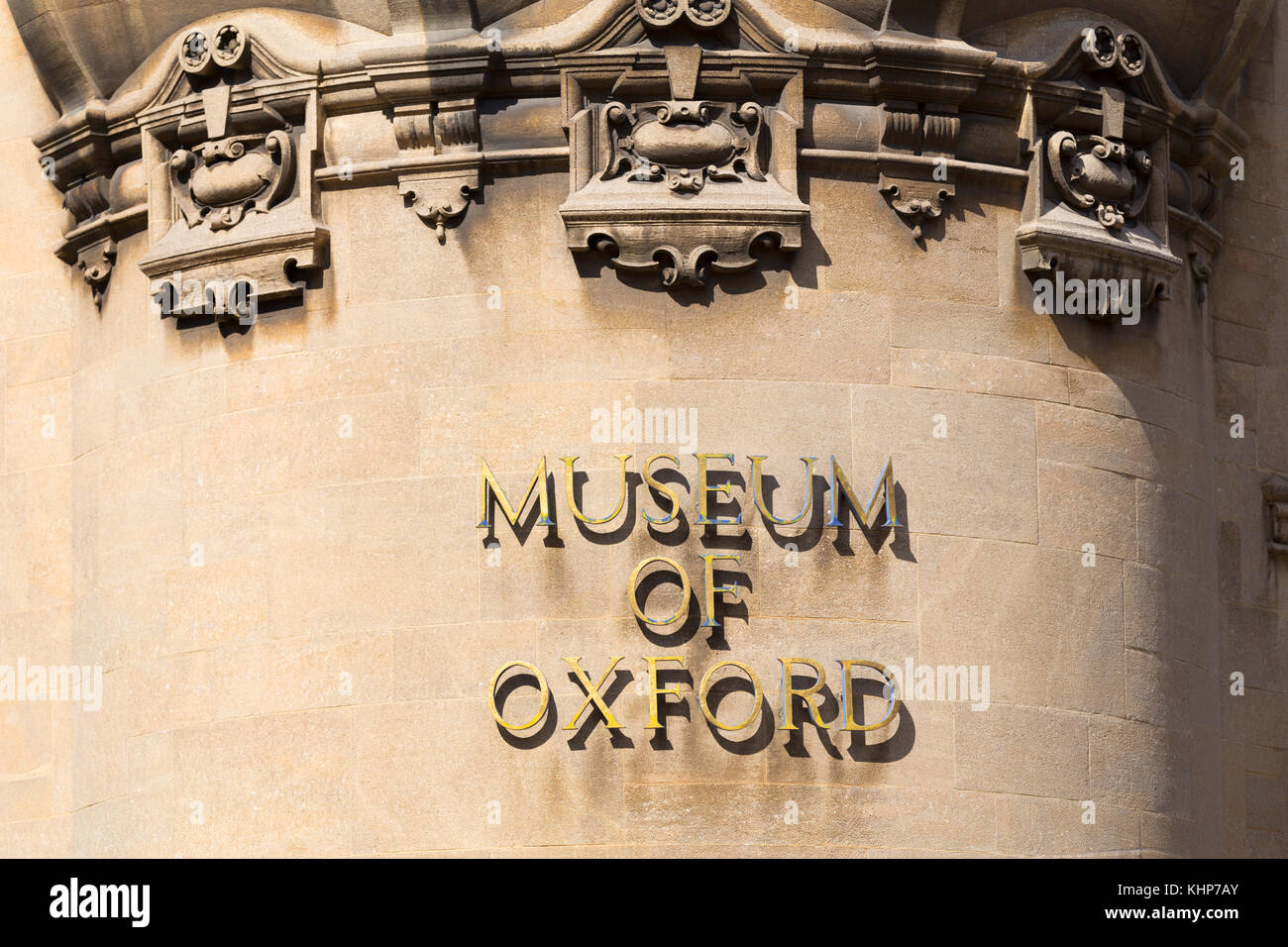 UK, Oxford, the Museum of Oxford building sign Stock Photo - Alamy