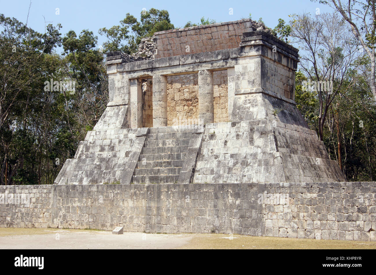 Bearded man temple in Chichen Itza, Yucatan, Mexico Stock Photo - Alamy