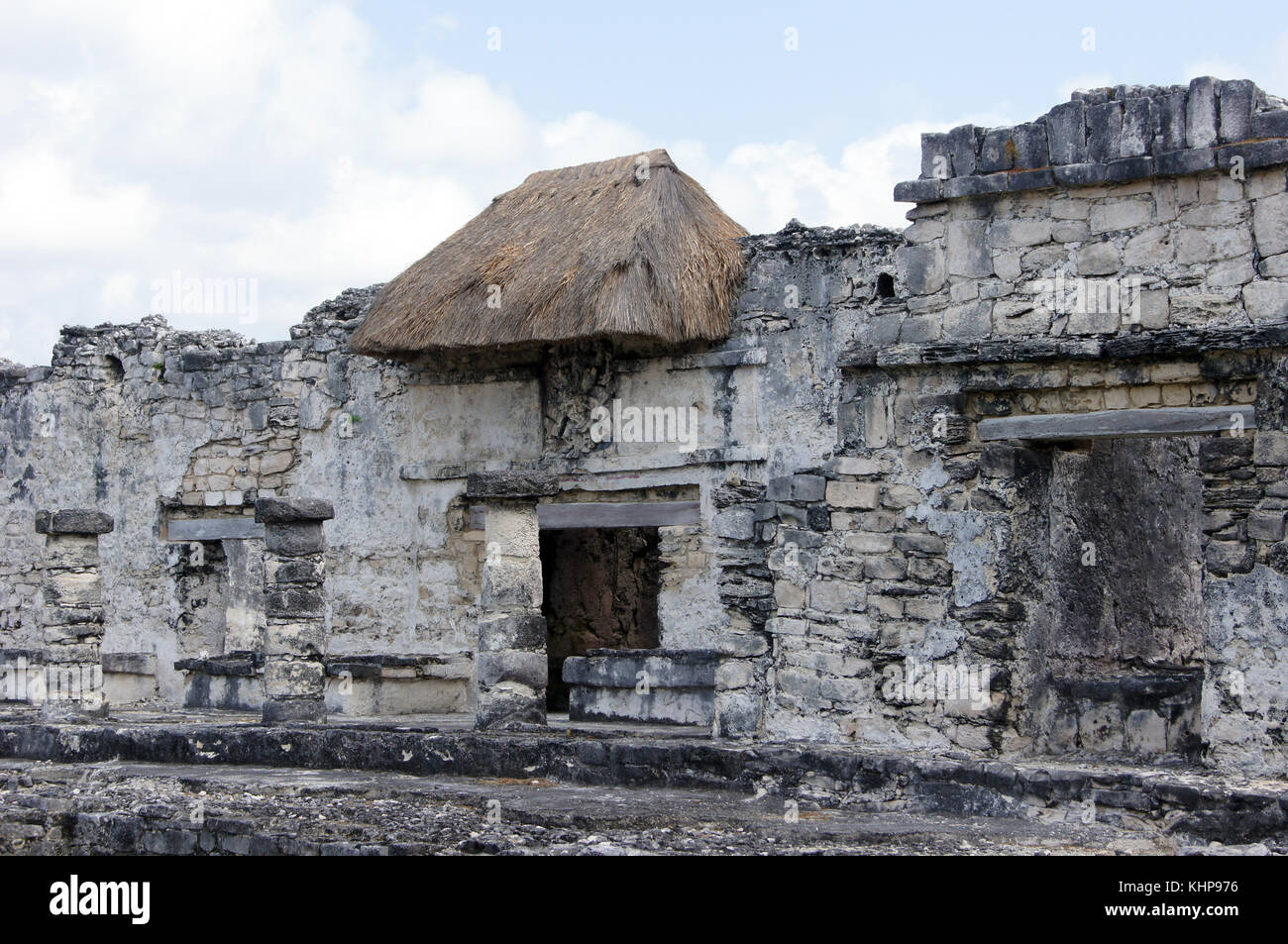 Doors and windows of big palace in Tulum, Mexico Stock Photo - Alamy