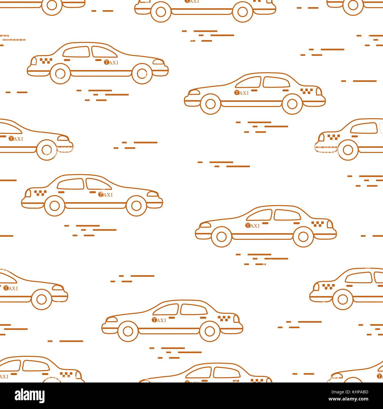 Taxi pattern. Design for announcement, advertisement, banner or print ...