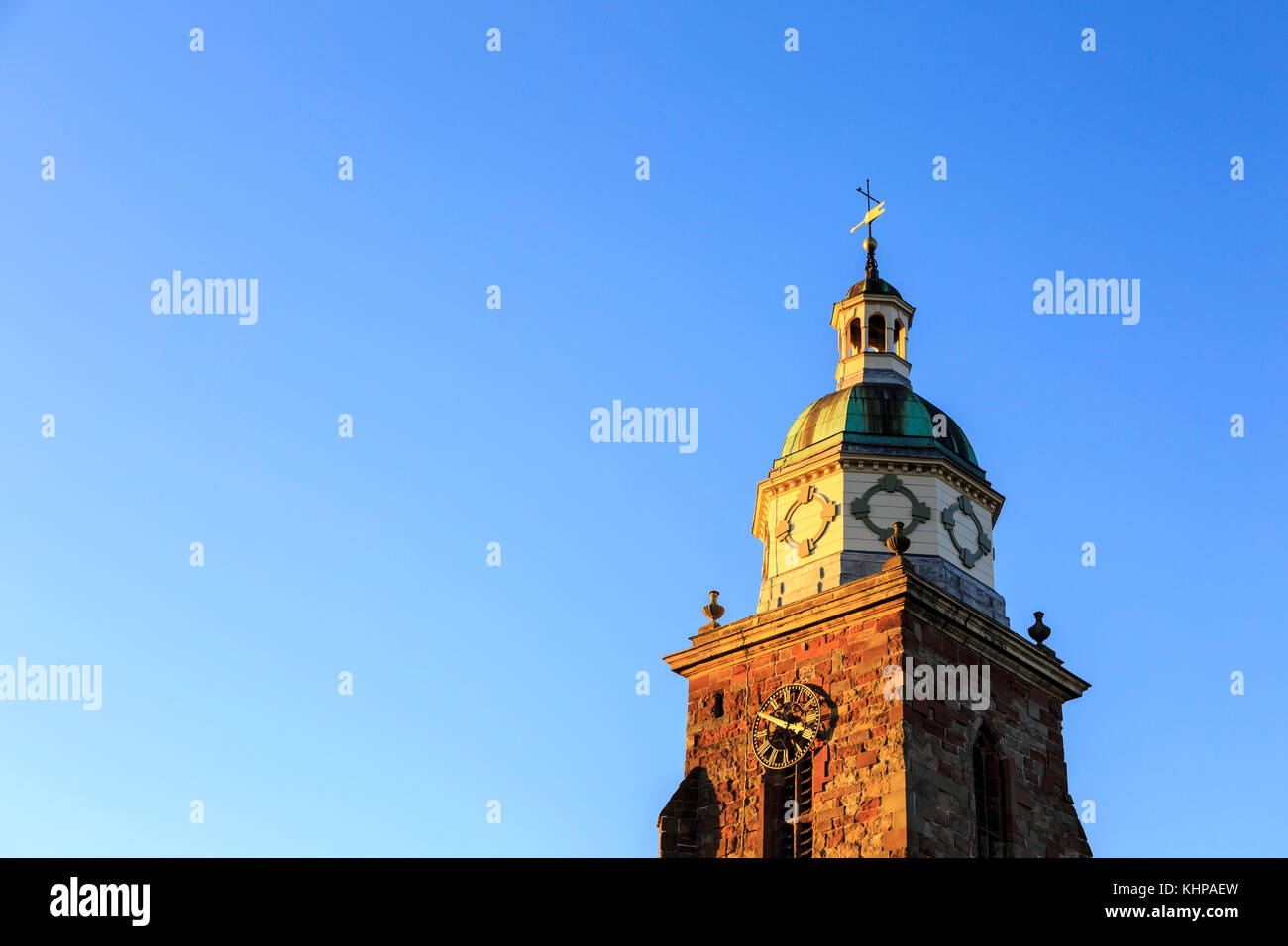 The old Pepper Pot church tower at Upton on Severn, Worcestershire ...