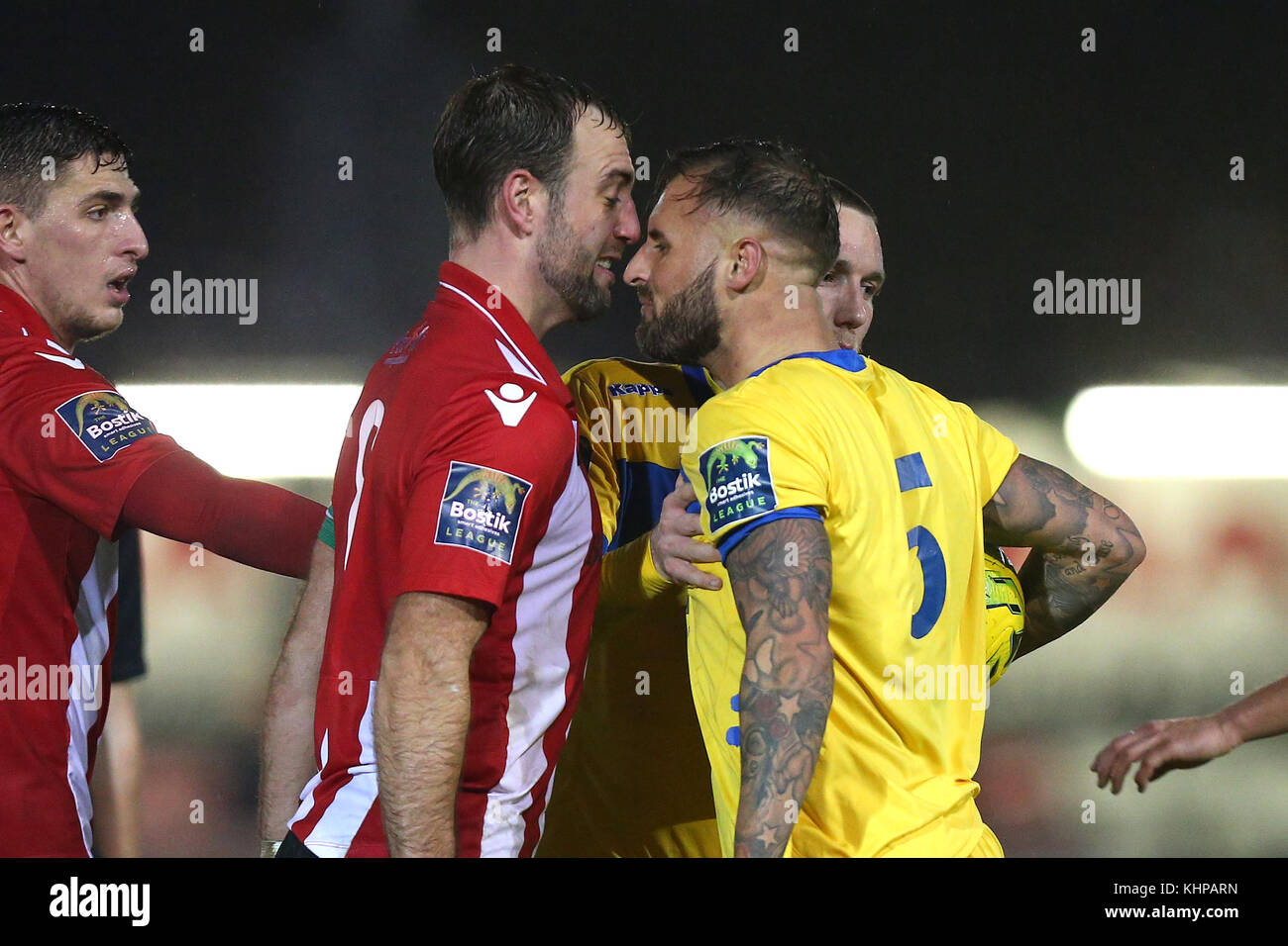 Tempers flare between Elliot Styles of Hornchurch and Jason Beck of ...