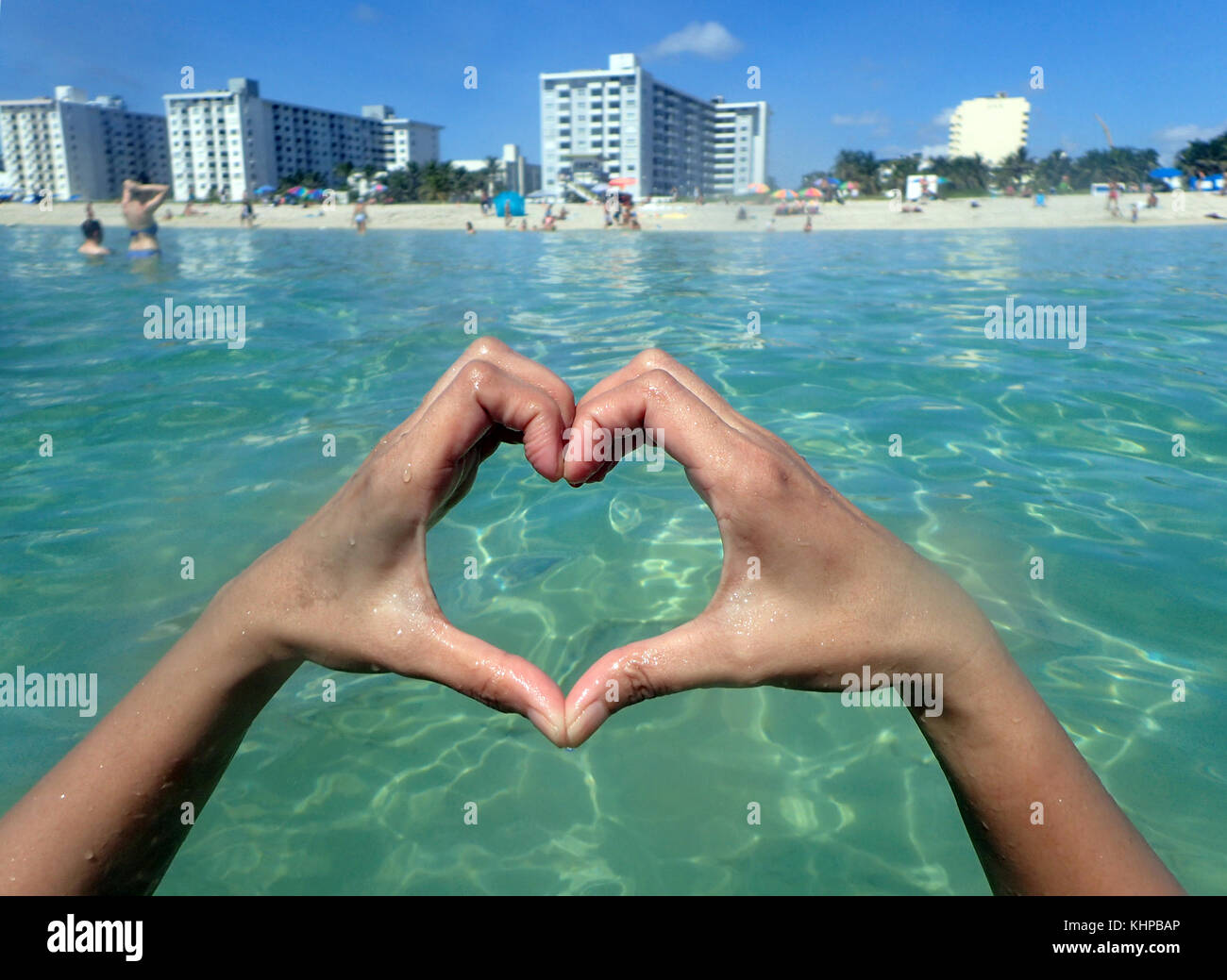 I Heart Miami Stock Photo - Alamy