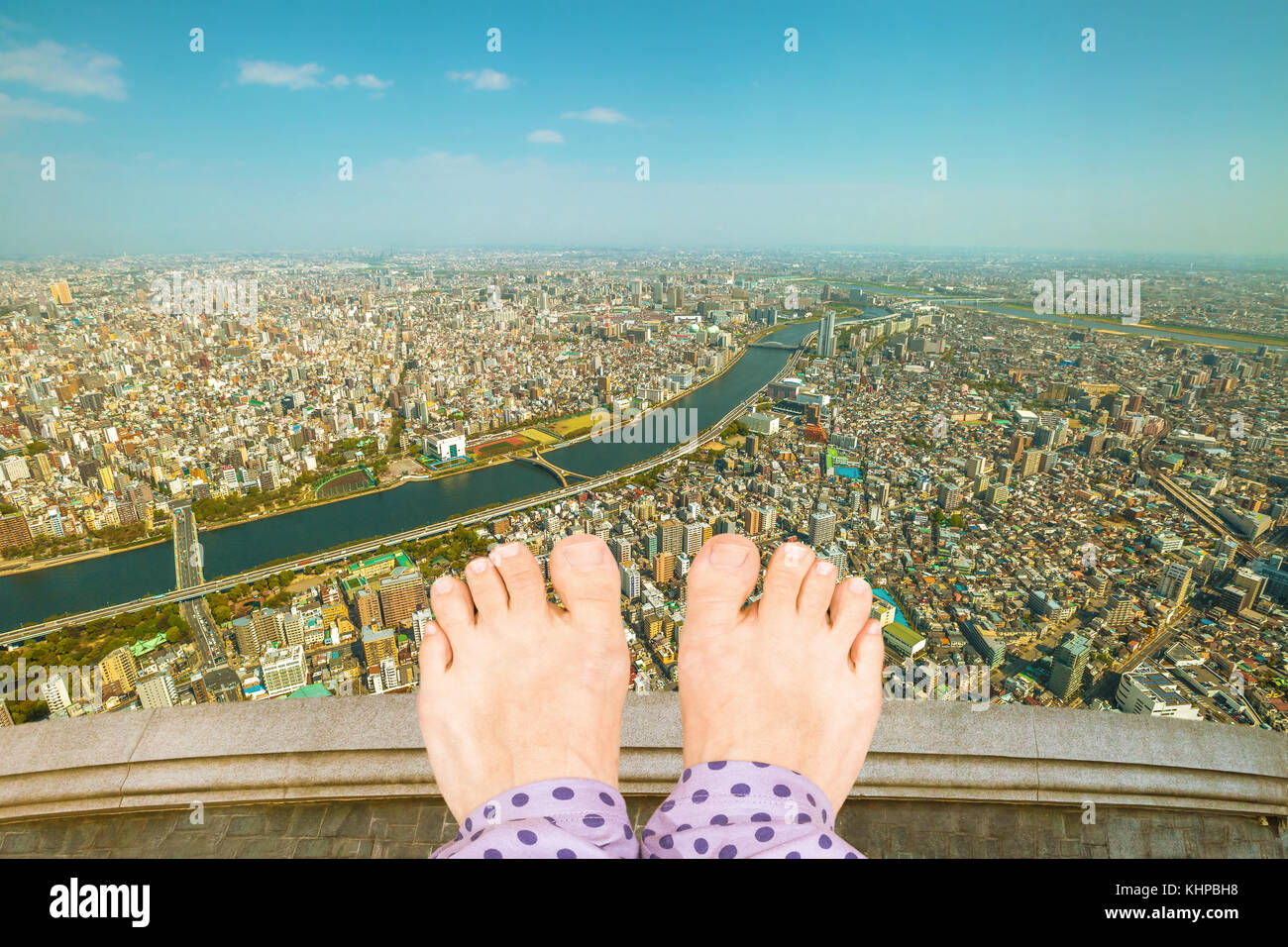 Barefoot Woman Suicide Stock Photo - Alamy