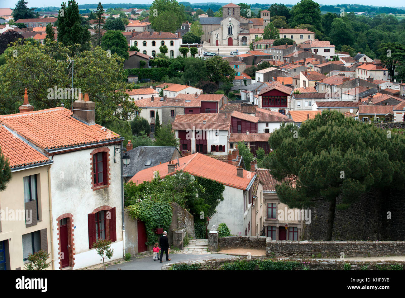 Aerial river in village out hi-res stock photography and images - Alamy