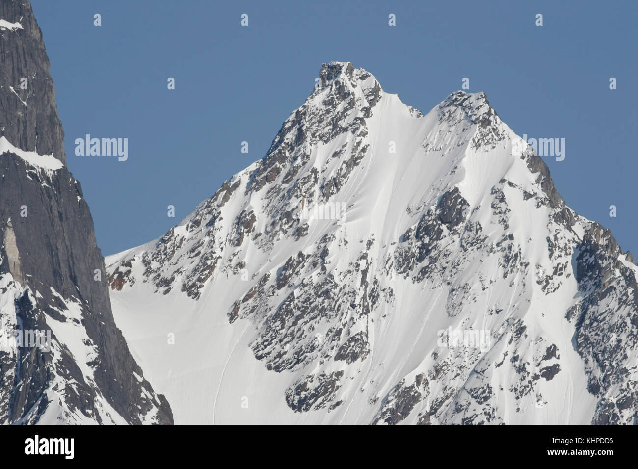 Alaskan coastal mountains Stock Photo - Alamy