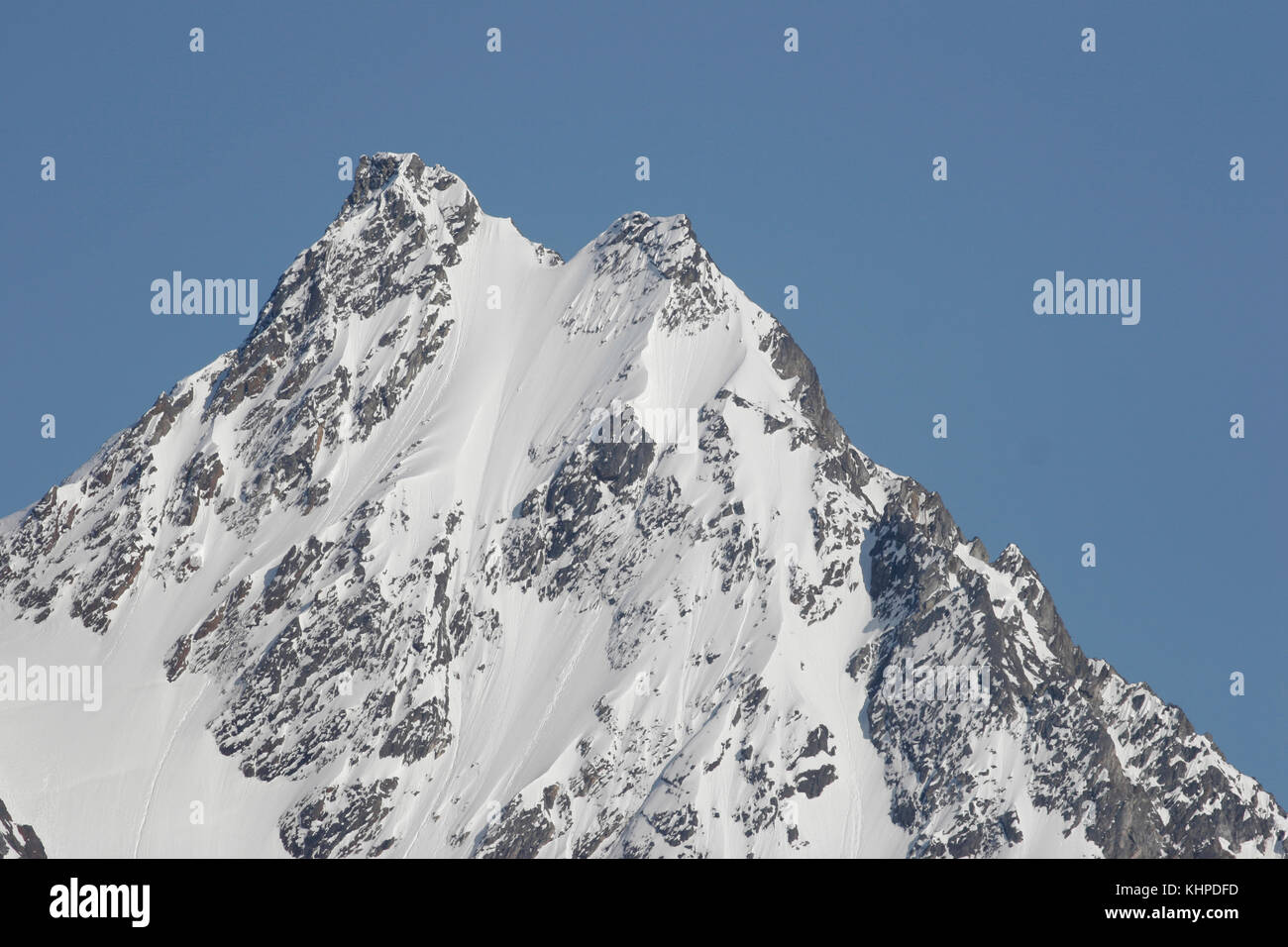 Alaskan coastal mountains Stock Photo - Alamy
