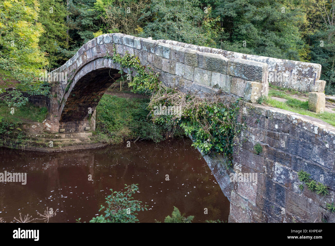 Beggars Bridge at Glaisdale in the North Yorkshire Moors National Park ...