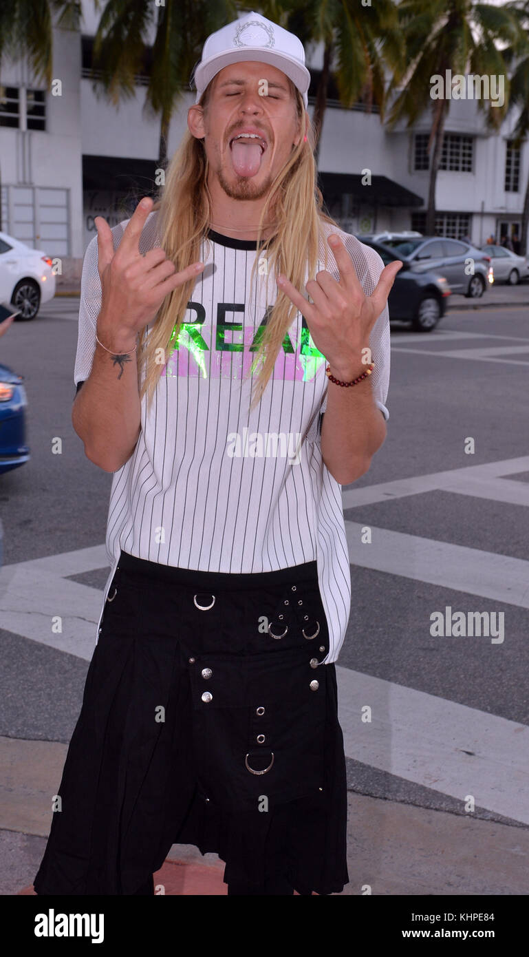 MIAMI BEACH, FL - JANUARY, 14: (EXCLUSIVE COVERAGE) Michael George ...
