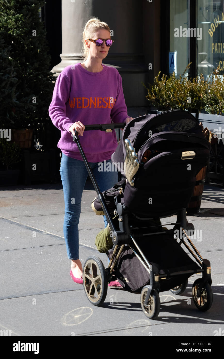 NEW YORK, NY - JANUARY 25: Socialite Nicky Hilton Rothschild wears her ...
