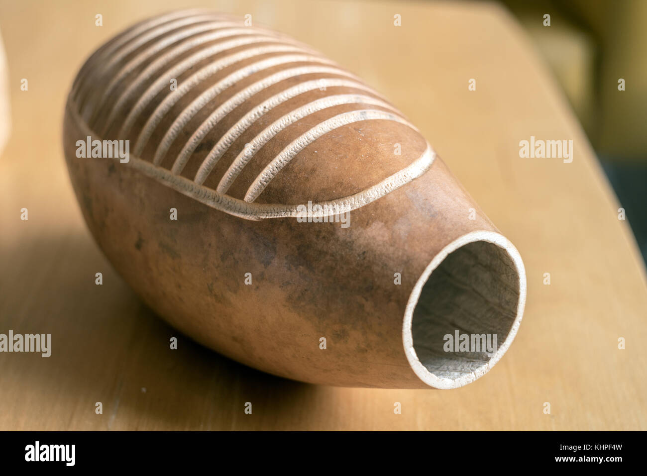 Old African Handmade Musical Instrument Stock Photo - Alamy