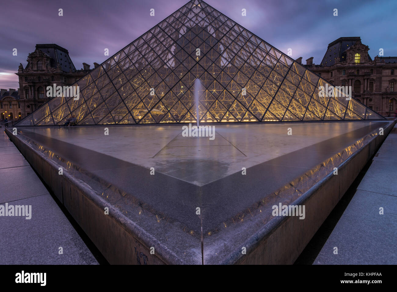 views of the louvre museum in paris Stock Photo - Alamy